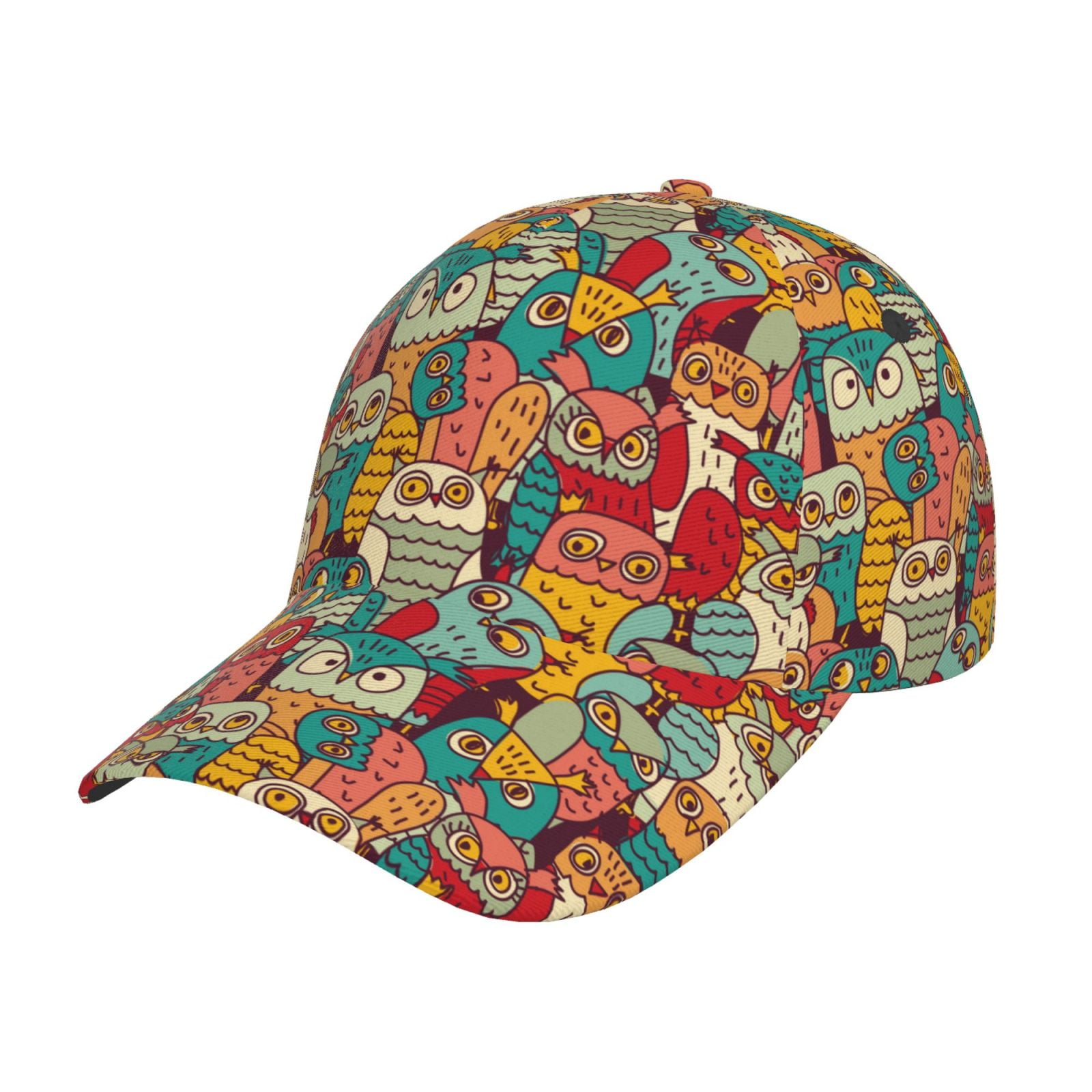Coaee Funny Owl Bird Adjustable Fashionable Curved Brim Baseball Cap ...