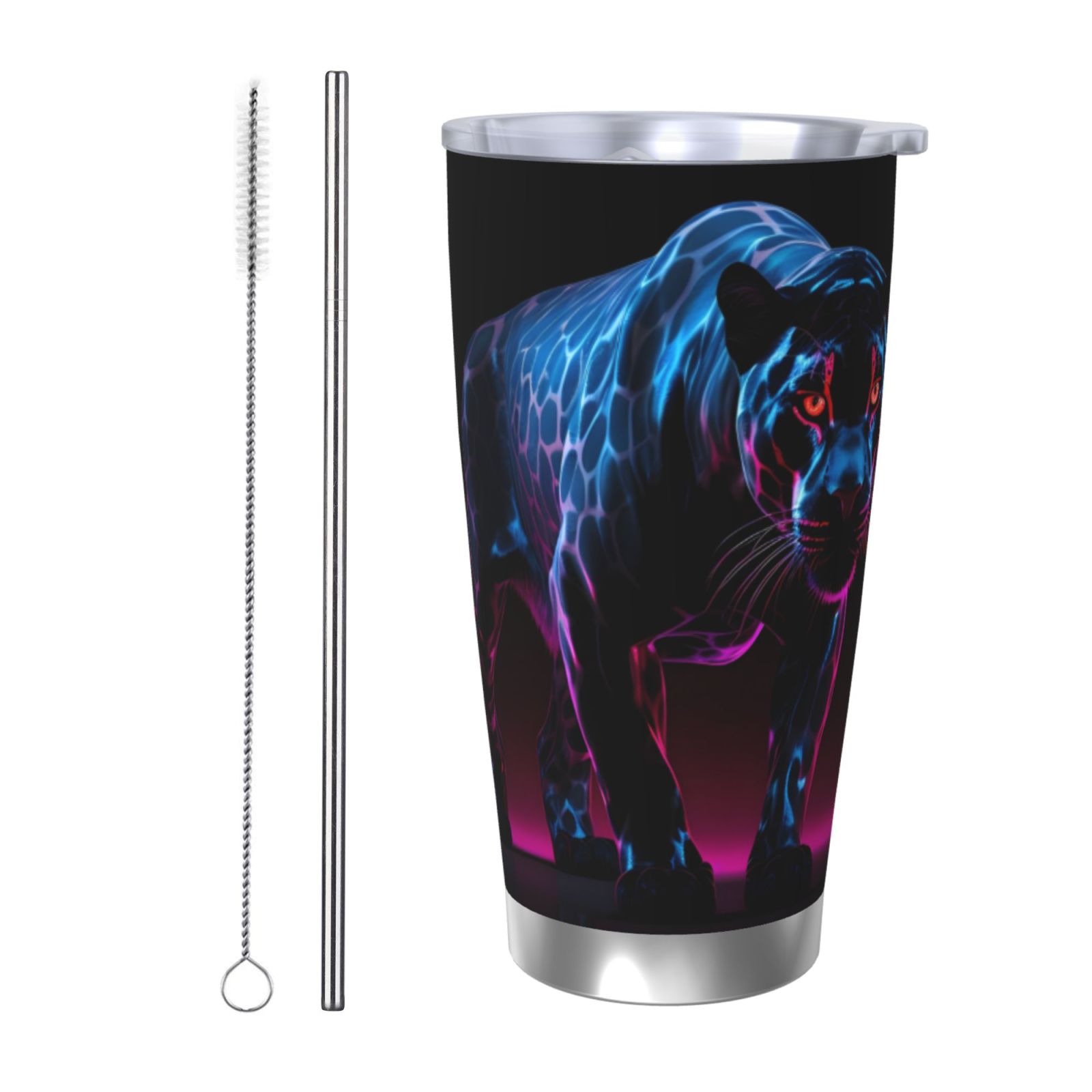 Coaee Futuristic Purple Panther for 20oz Insulated Kettle Water Bottle ...