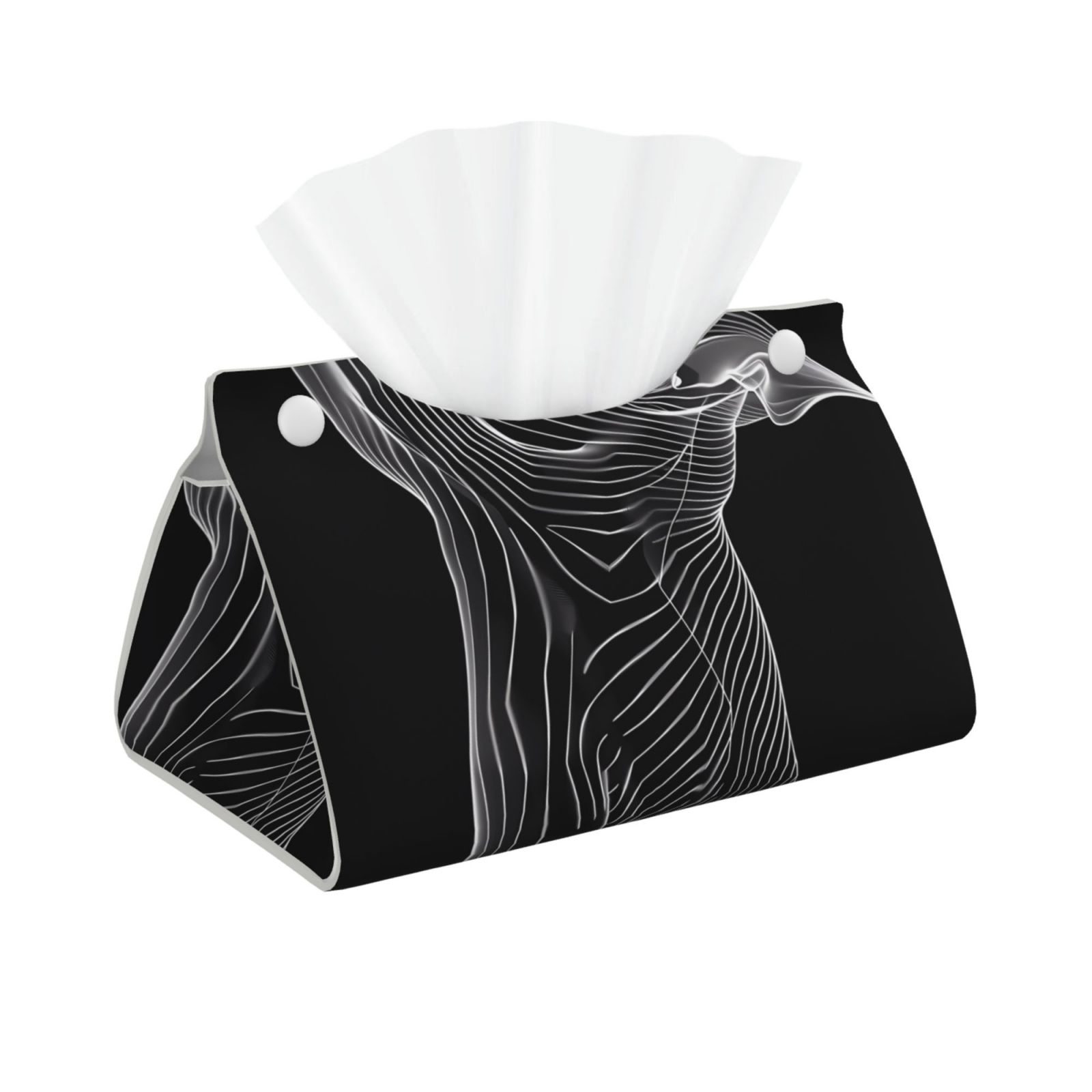 Coaee Geometric Lines Dog Art for Large Tissue Box Cover Rectangular ...