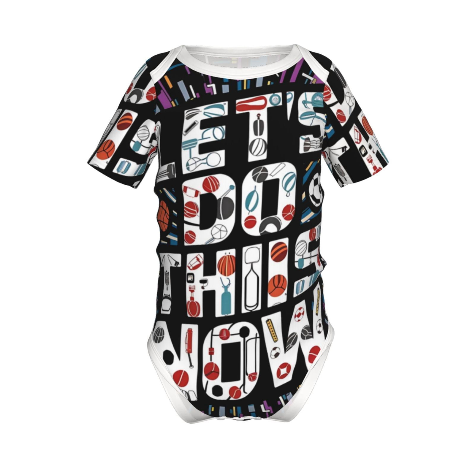 Coaee Geometric Sports Energetic Burst for Soft Baby Short-Sleeve ...