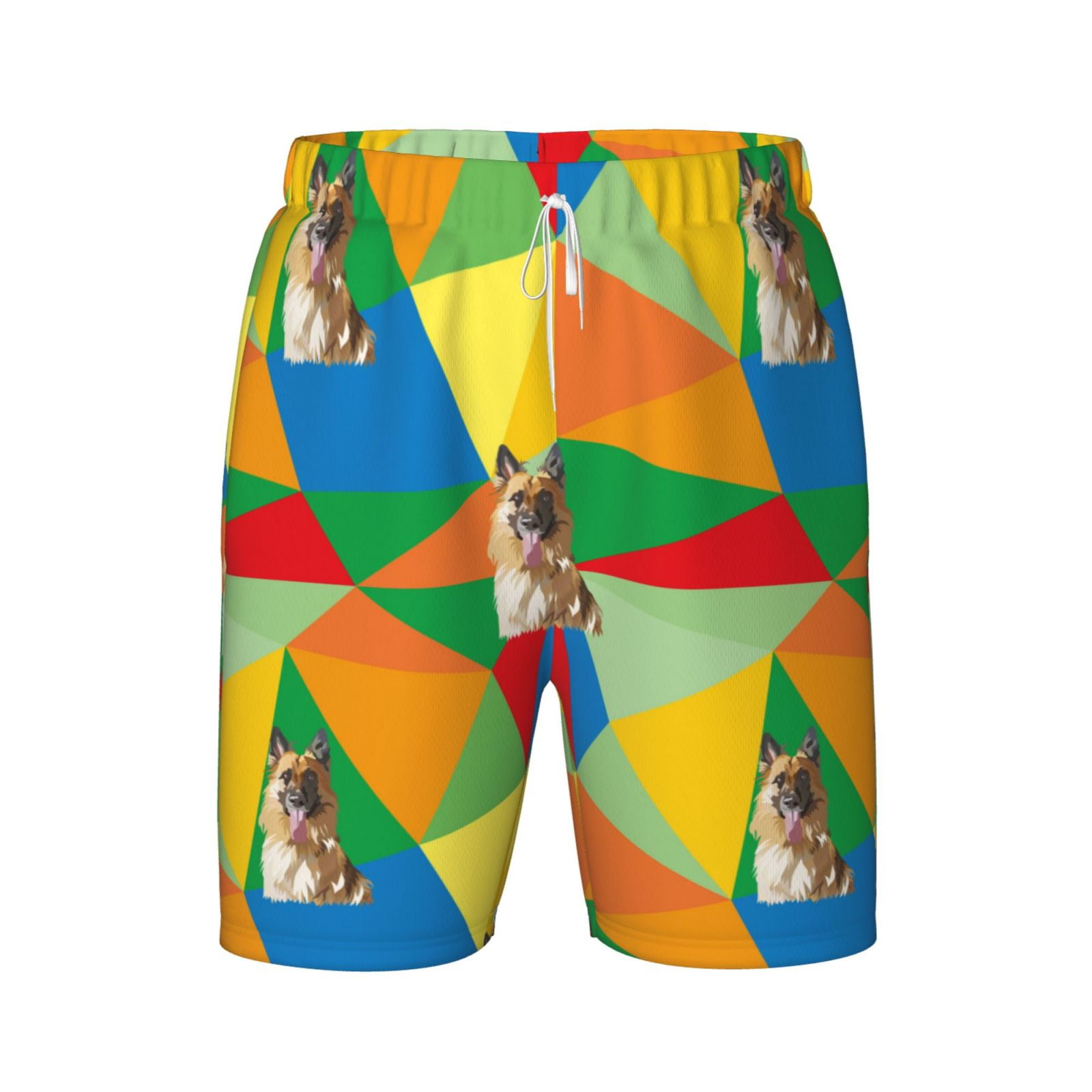 Coaee German Shepherd Dog for Boys Swim Trunks Compression Liner Swim ...