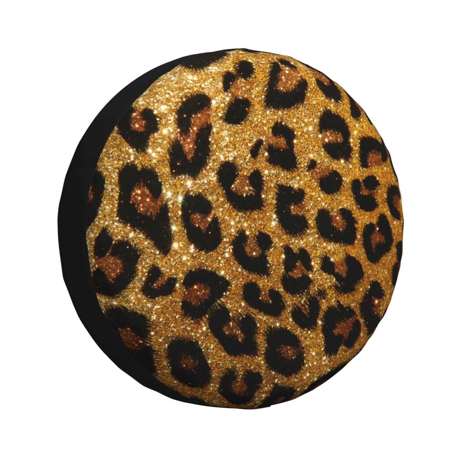 Coaee Golden Leopard Glitter for Tire Cover,Car Tire Tust Cover,Wheel ...