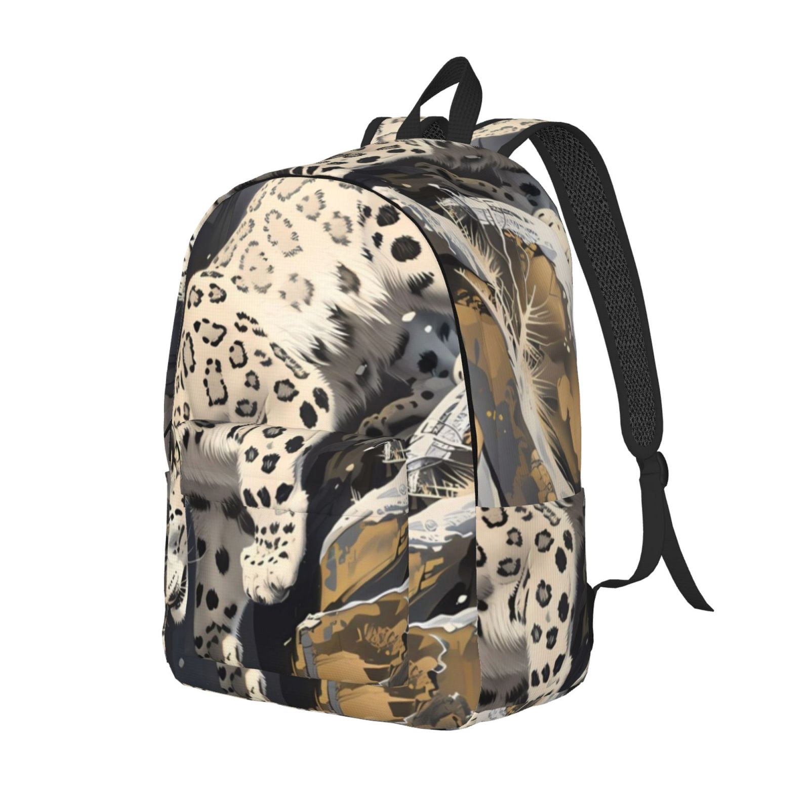 Coaee Graceful Snow Leopard for Canvas Backpack for Hiking, Camping ...