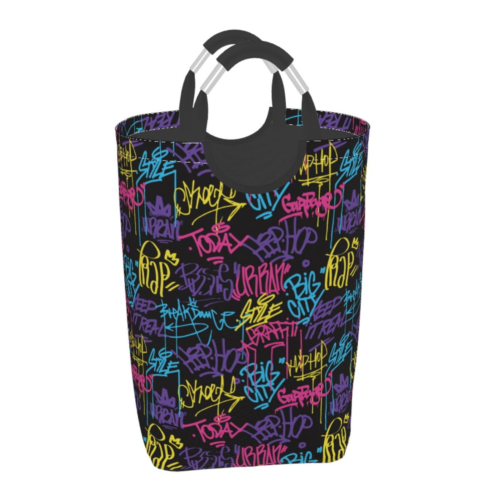 Coaee Graffiti Art for 50L Laundry Baskets with Handles, Collapsible ...