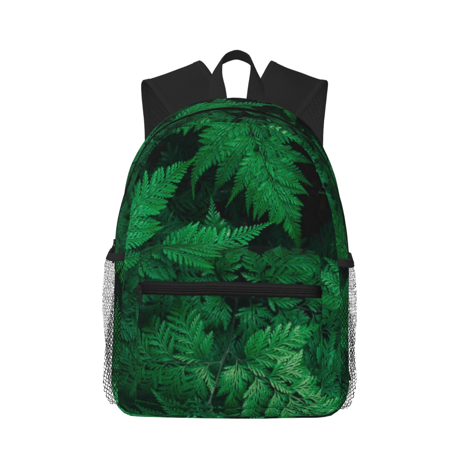 Coaee Green Leave Fern for Classical Basic Travel Backpack Lightweight ...