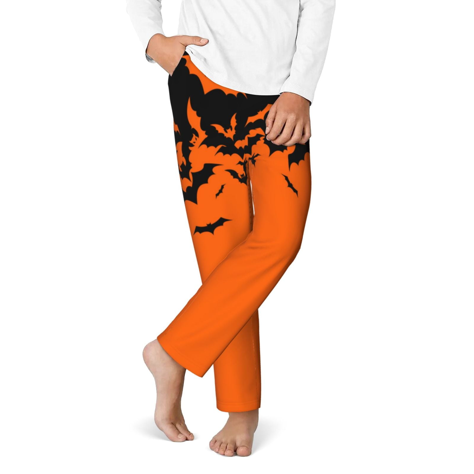 Coaee Halloween With Black Bats for Teen lounge pants Comfortable ...