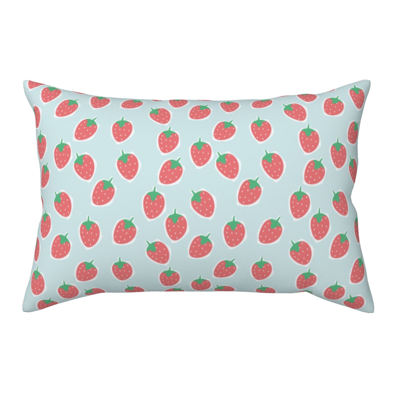 Coaee Hand Drawn Strawberry for Envelope Opening Pillowcase,Soft Long ...