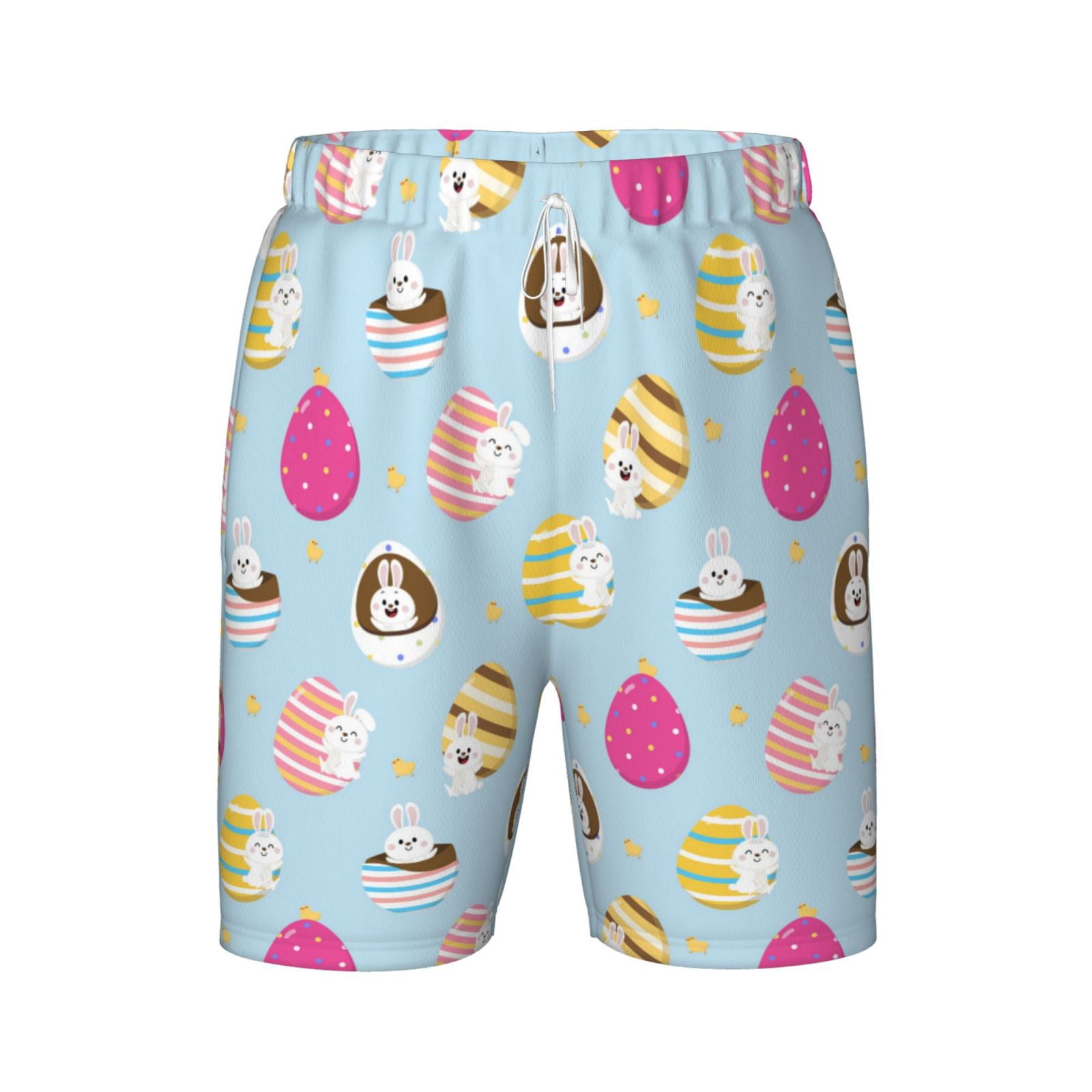 Coaee Happy Easter for Boys Swim Trunks Compression Liner Swim Shorts ...