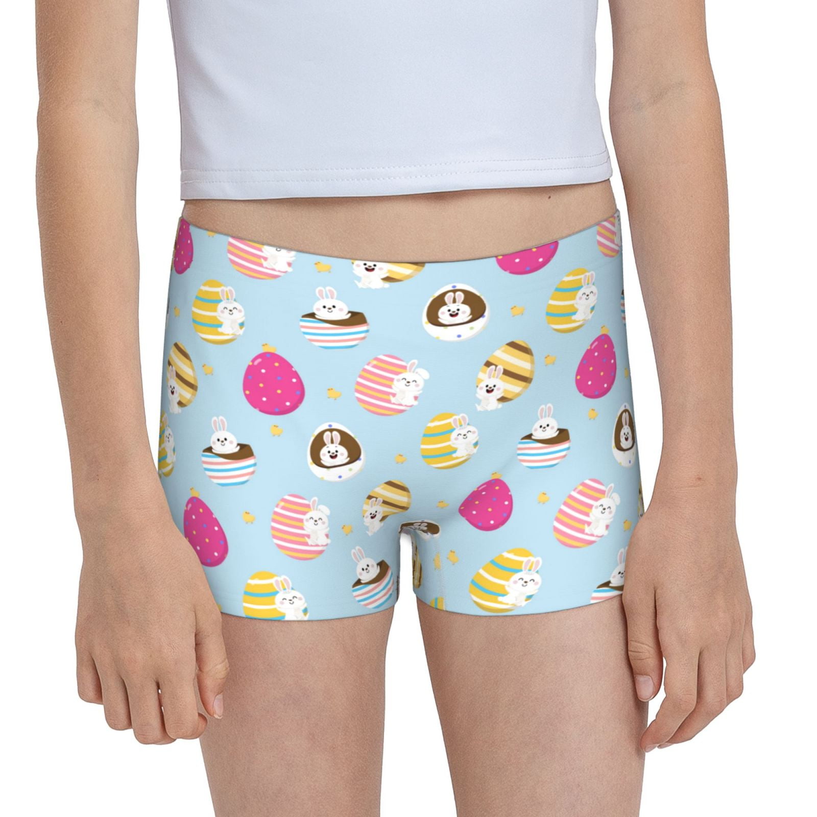 Coaee Happy Easter for Girl's Cotton Boxer Briefs Soft and Breathable ...