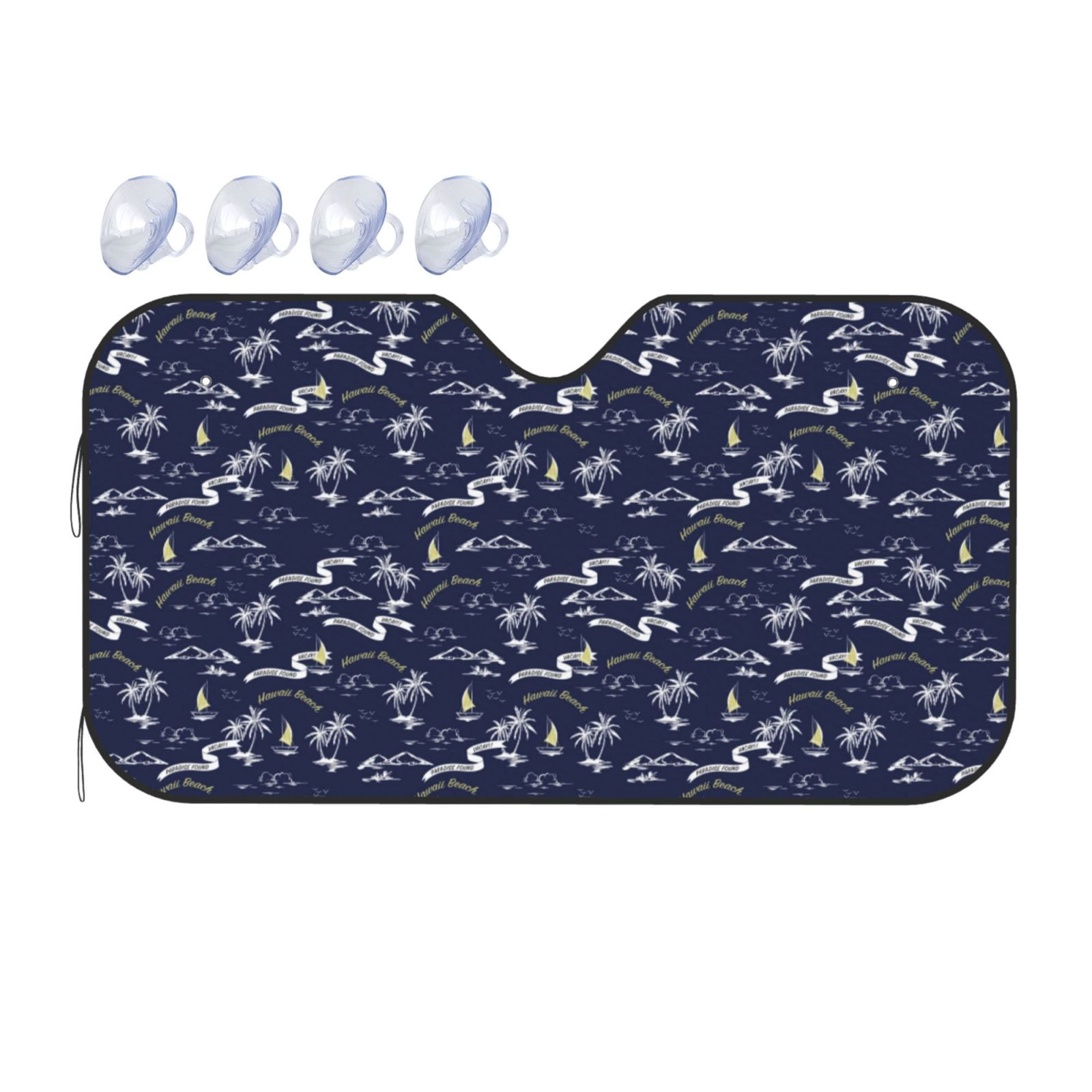 Coaee Hawaiian Style for Car Sunshade Windshield Sun Shade Reflect UV ...