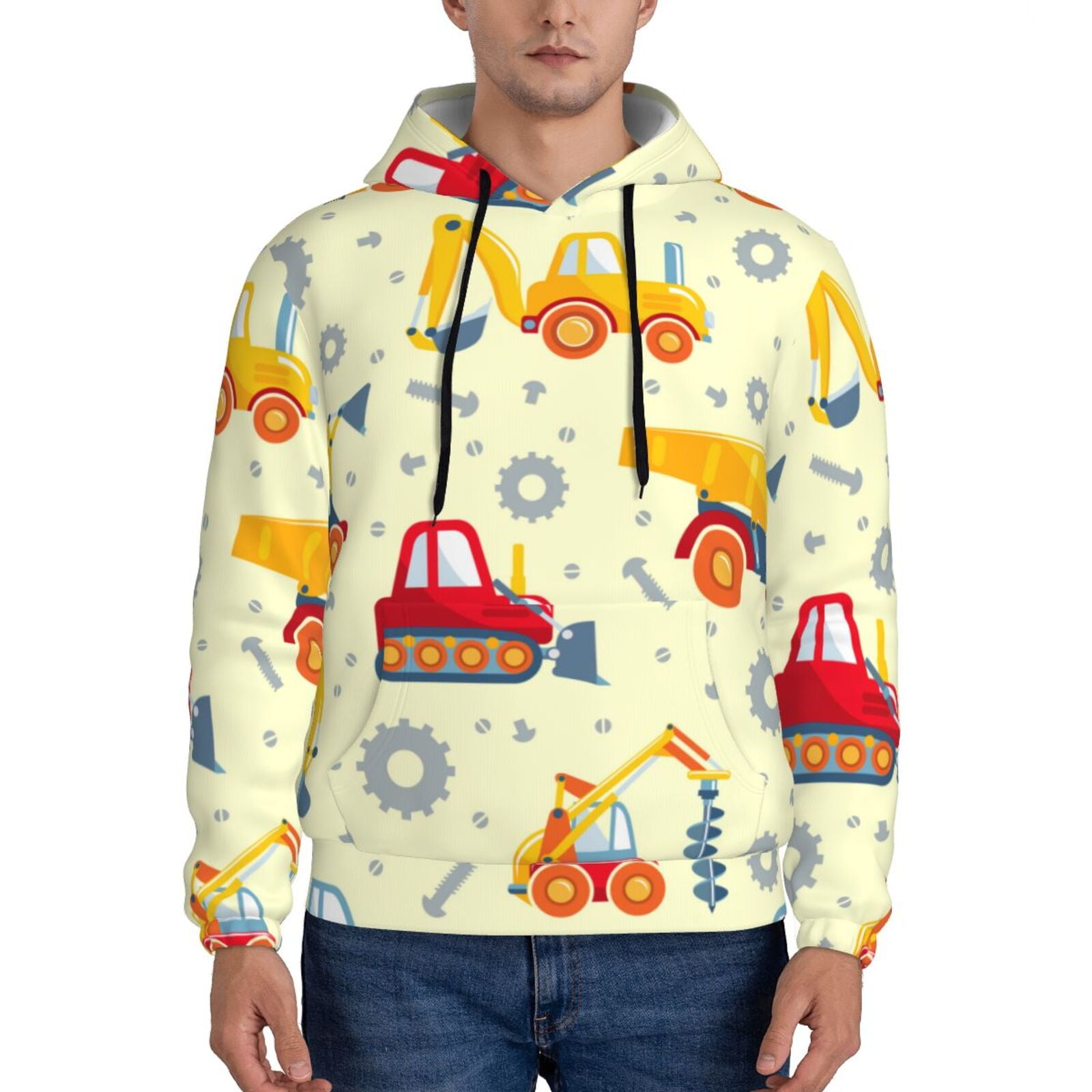 Coaee Heavy Equipment for Adult Hoodie Pullover Sweatshirt for Men ...