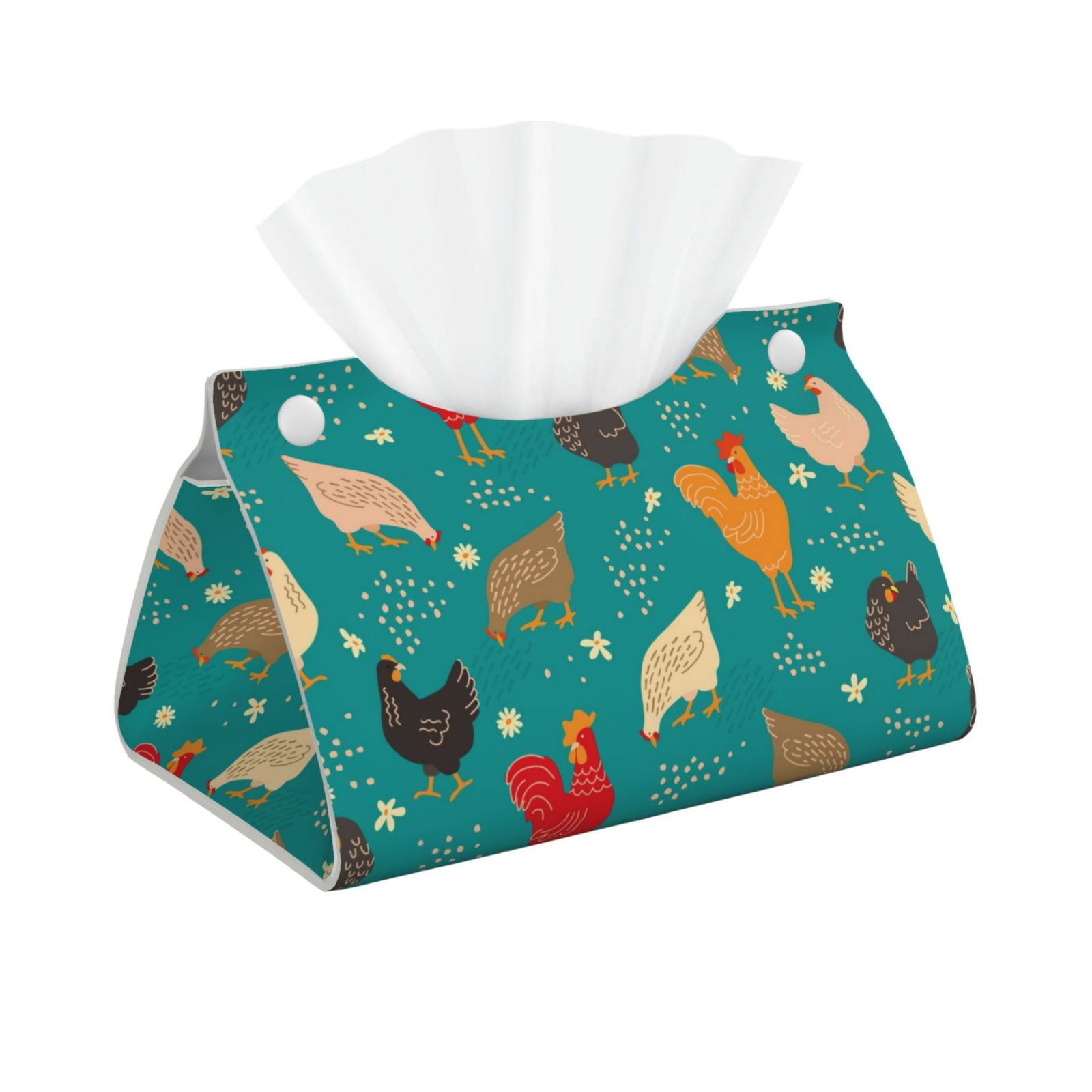 Coaee Hens And Rooster for Large Tissue Box Cover Rectangular for ...