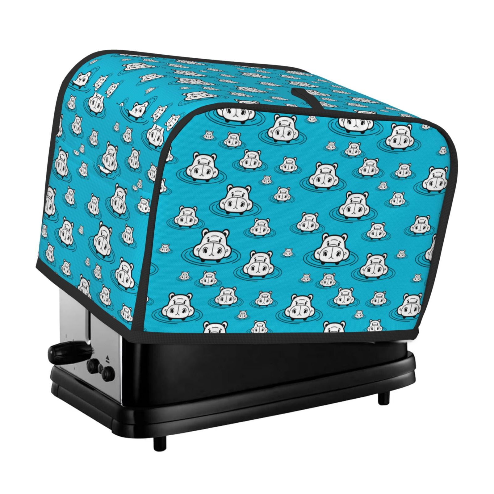 Coaee Hippo In Water Head for 2 slice Toaster Cover for Kitchen Small ...