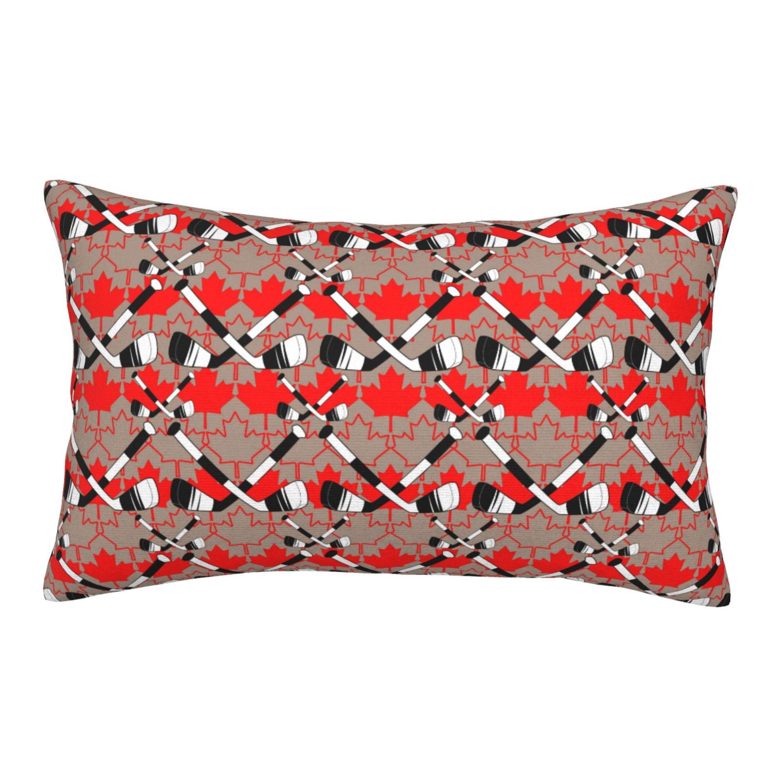 Coaee Hockey With Maple Leaves for Pillowcase, Double-Sided Printed ...