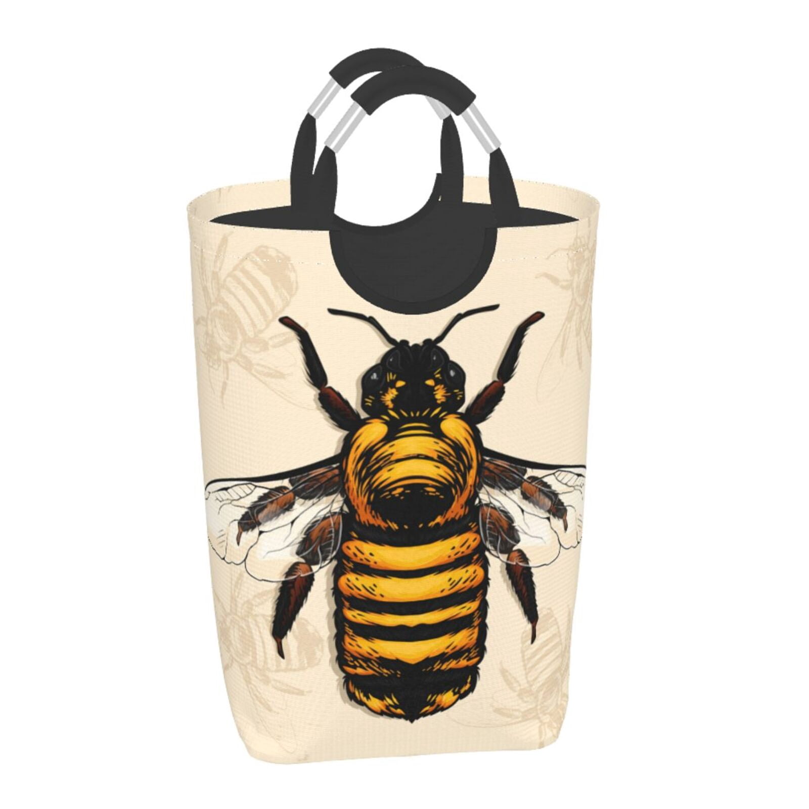 Coaee Honey Bee for 50L Laundry Baskets with Handles, Collapsible ...