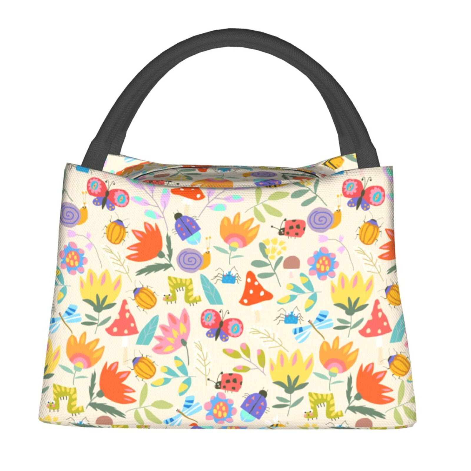 Coaee Insects In Plants for Reusable Thermal Soft Leakproof Lunch Box ...
