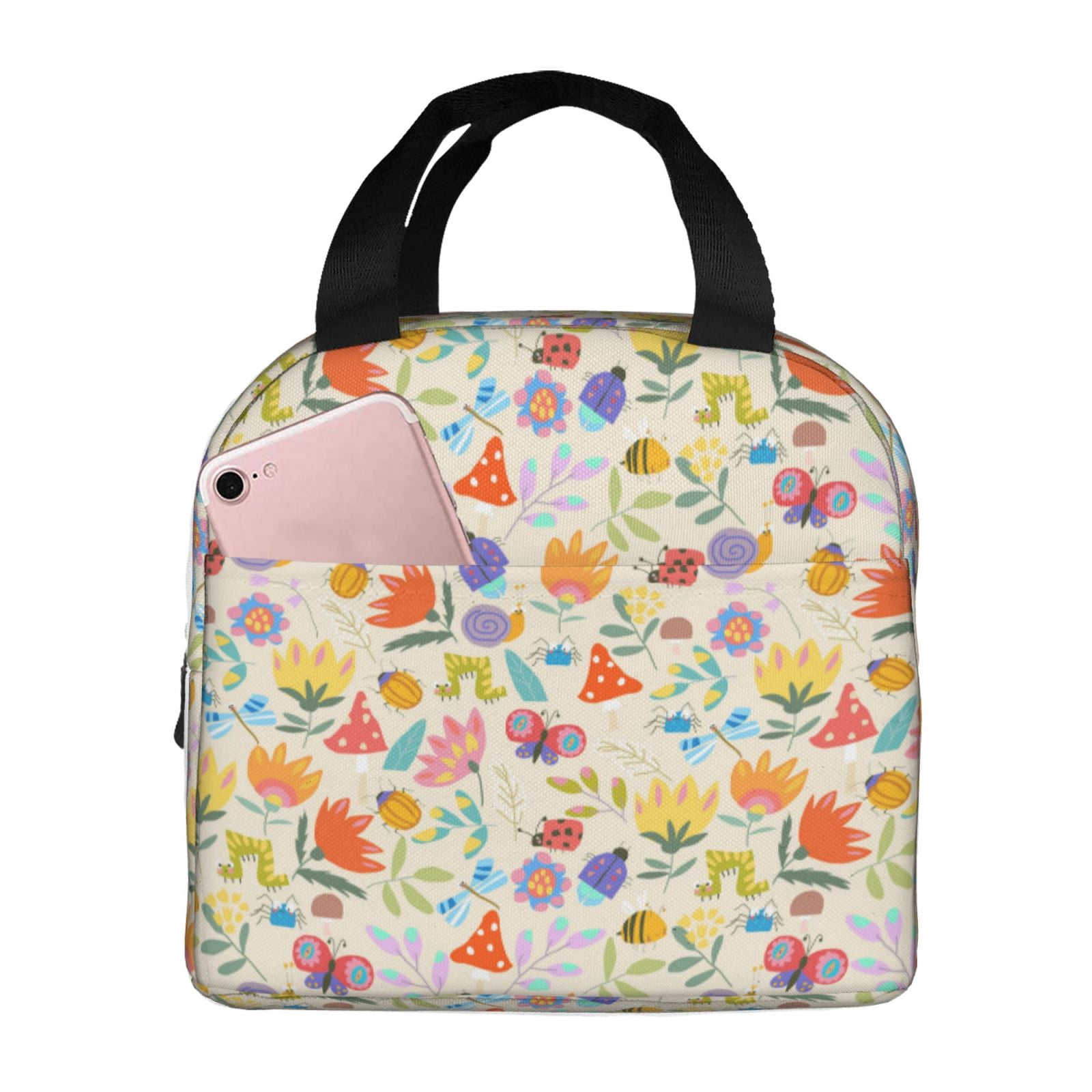 Coaee Insects In Plants for Reusable Thermal Soft Leakproof Lunch Box ...