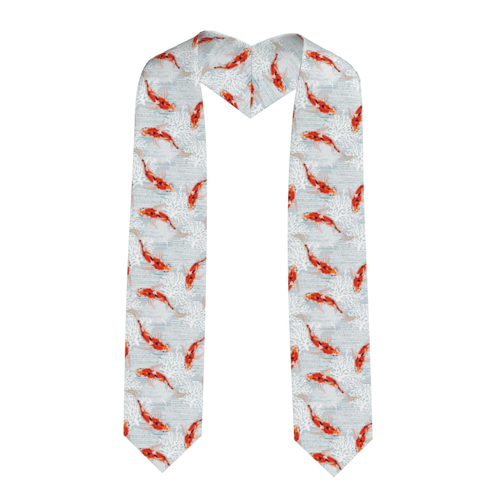 Coaee Koi Fish Corals,Spring Summer Graduation Stole, Unisex, 72" Long ...