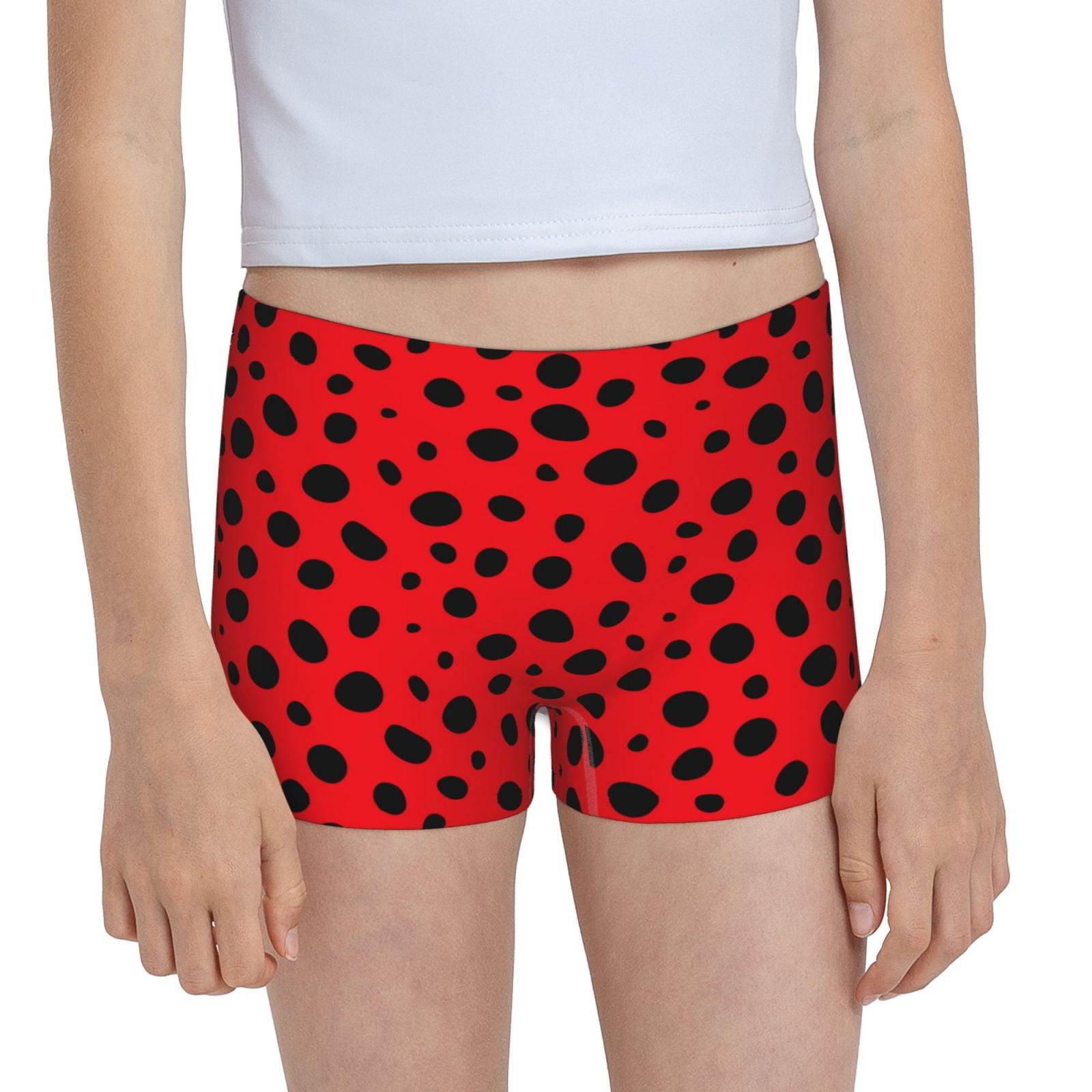 Coaee Ladybug Dotted for Girl's Cotton Boxer Briefs Soft and Breathable ...