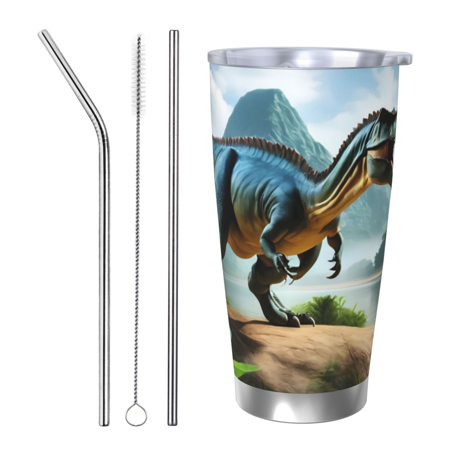 Coaee Lake Forest Dinosaur A for 20oz Insulated Kettle Water Bottle For ...