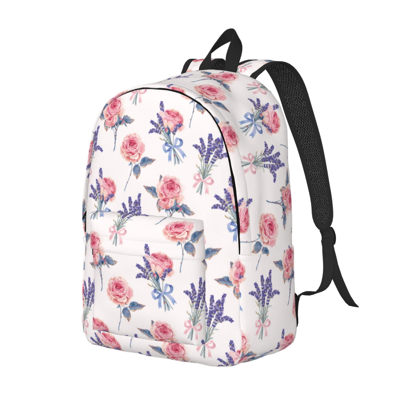 Coaee Lavender Flowers for Canvas Backpack for Hiking, Camping ...