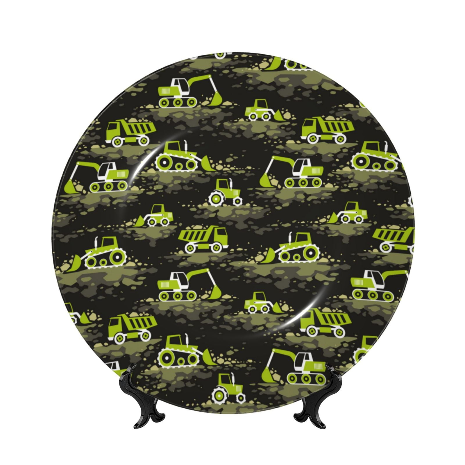 Coaee Light Green Excavator for Bone China Decorative Plate Decorative ...