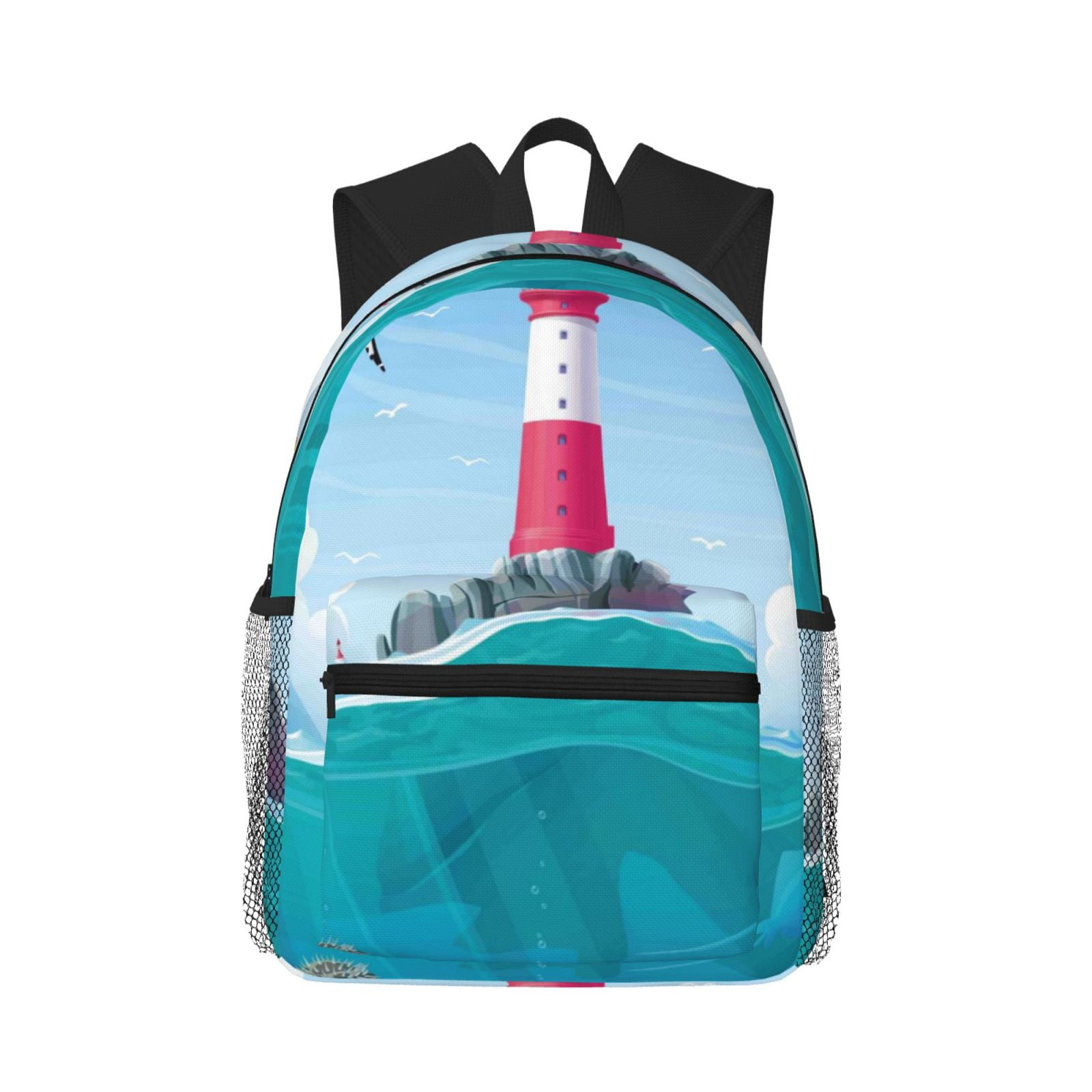 Coaee Lighthouse Sea Port Light Casual Backpack Daily use backpack ...
