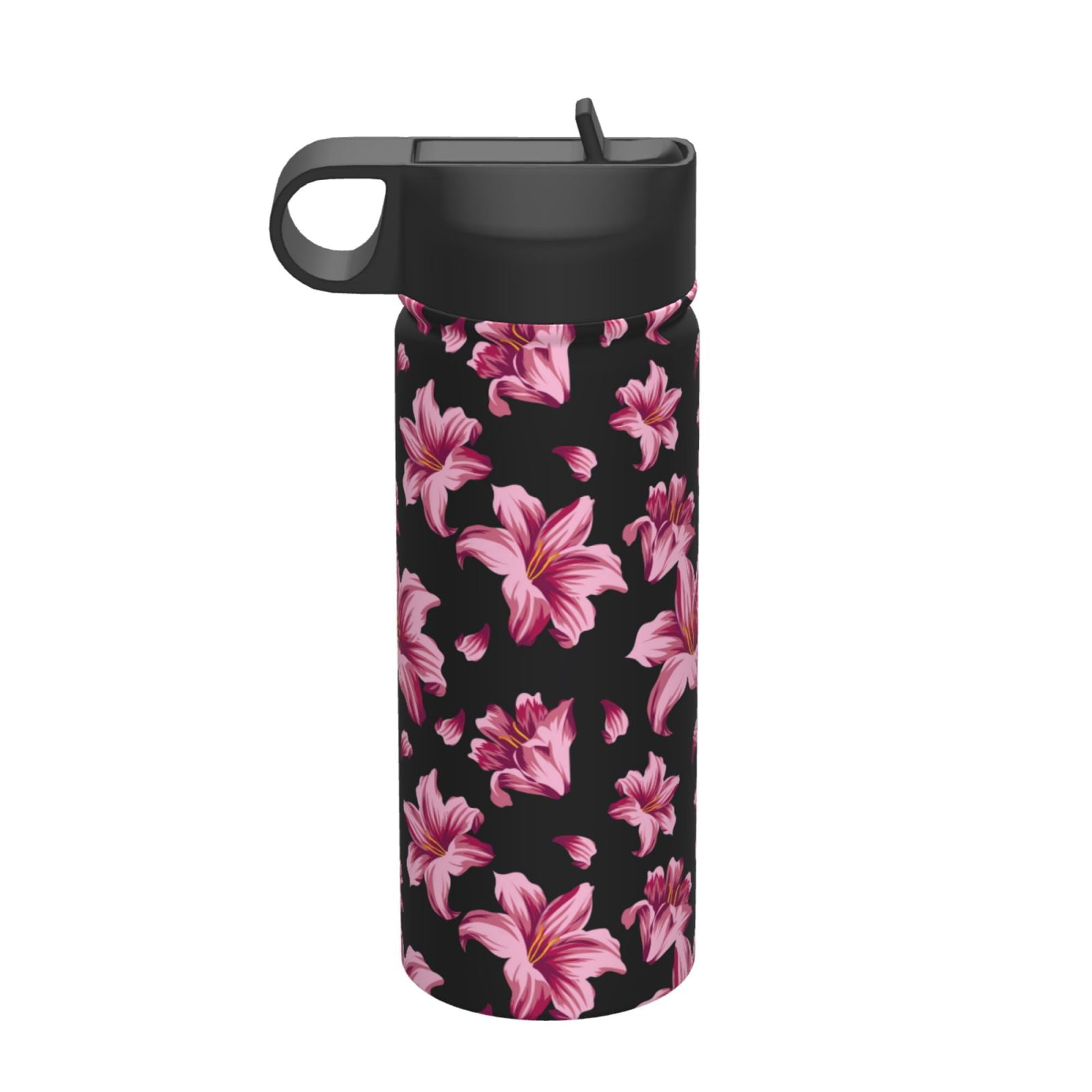 Coaee Lilies Flowers for 18oz Insulated Kettle With Straw Insulated ...