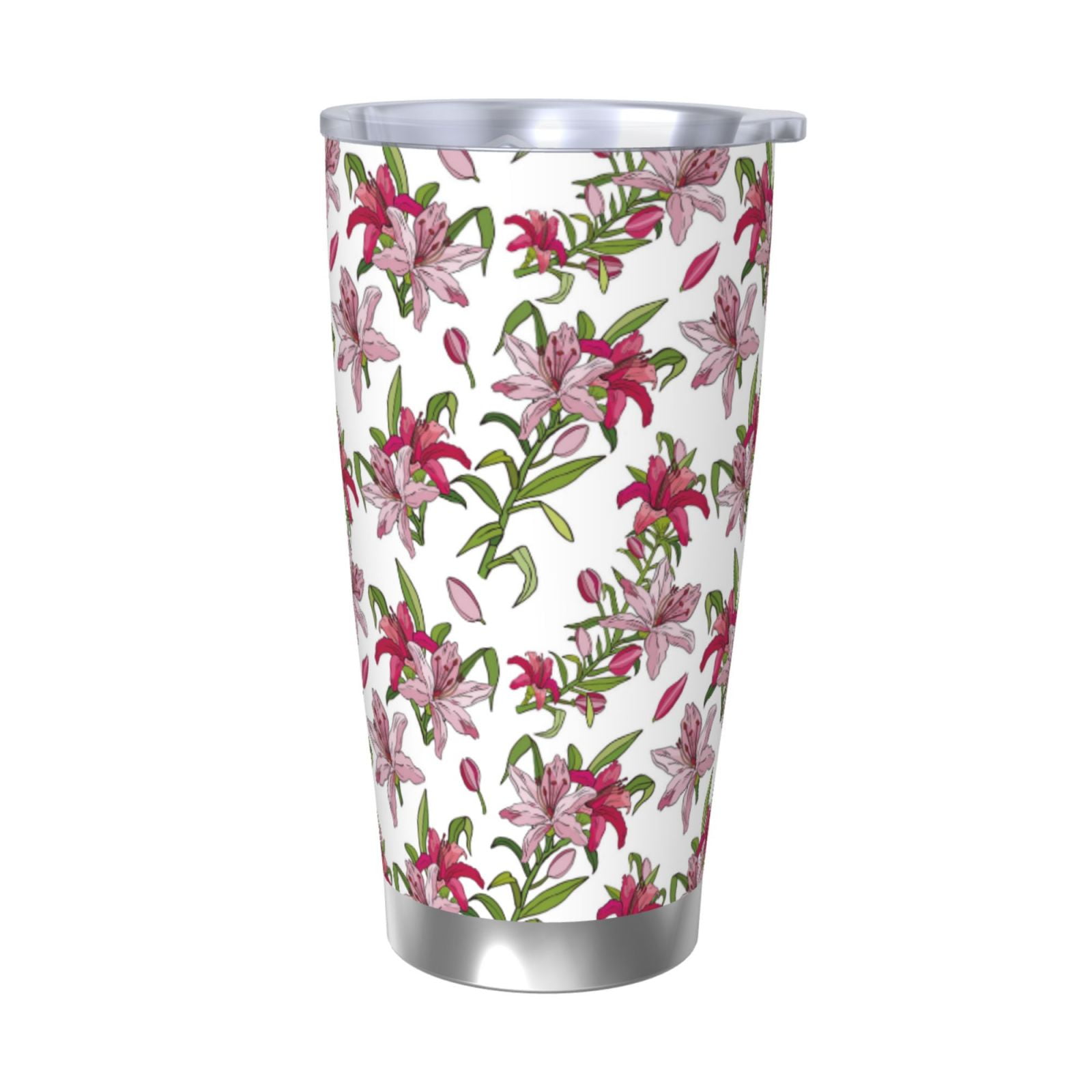 Coaee Lilies Flowers for 20oz Insulated Kettle Water Bottle For Running ...