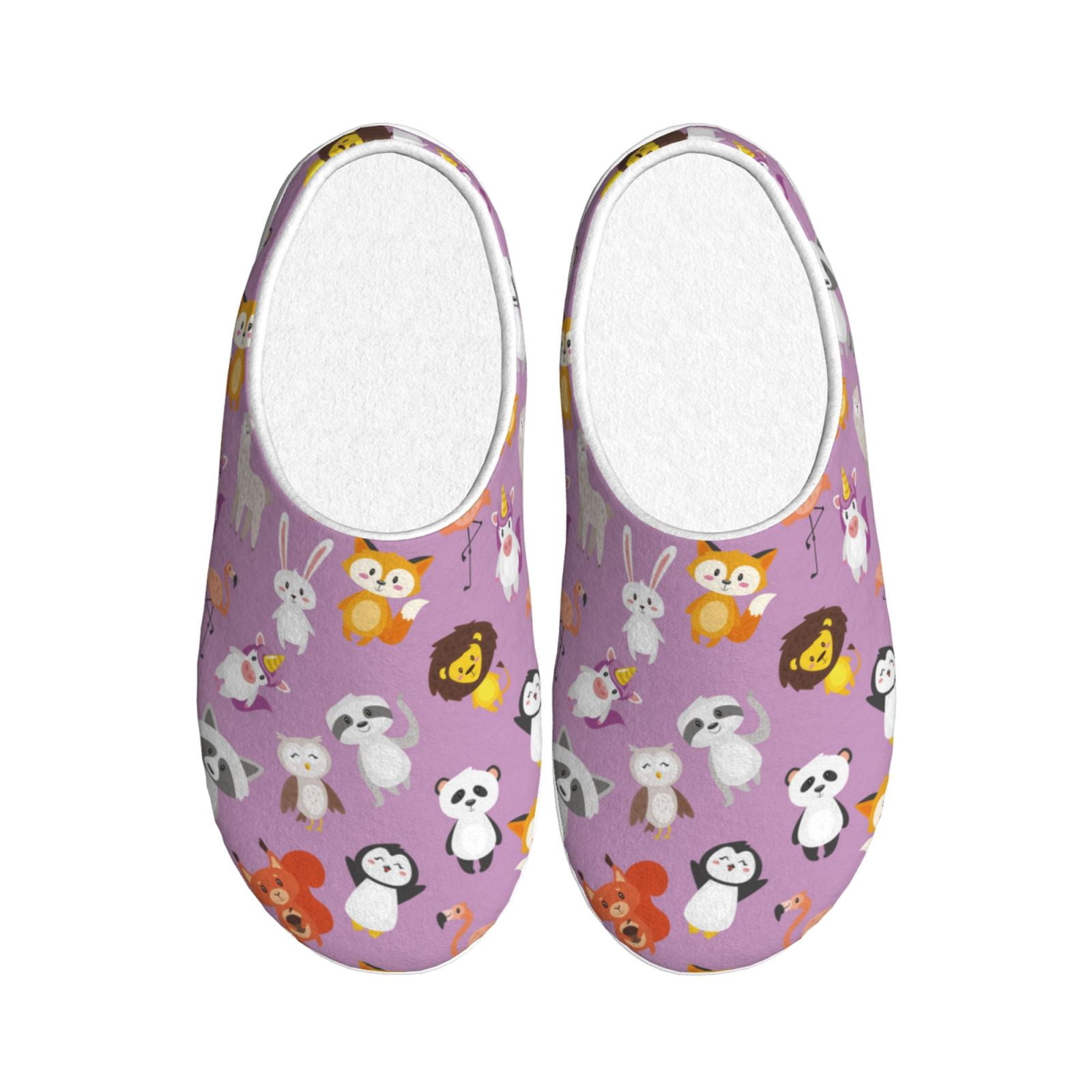 Coaee Lovely Animals for Mens Slippers Indoor Slip On Shoes Slippers ...