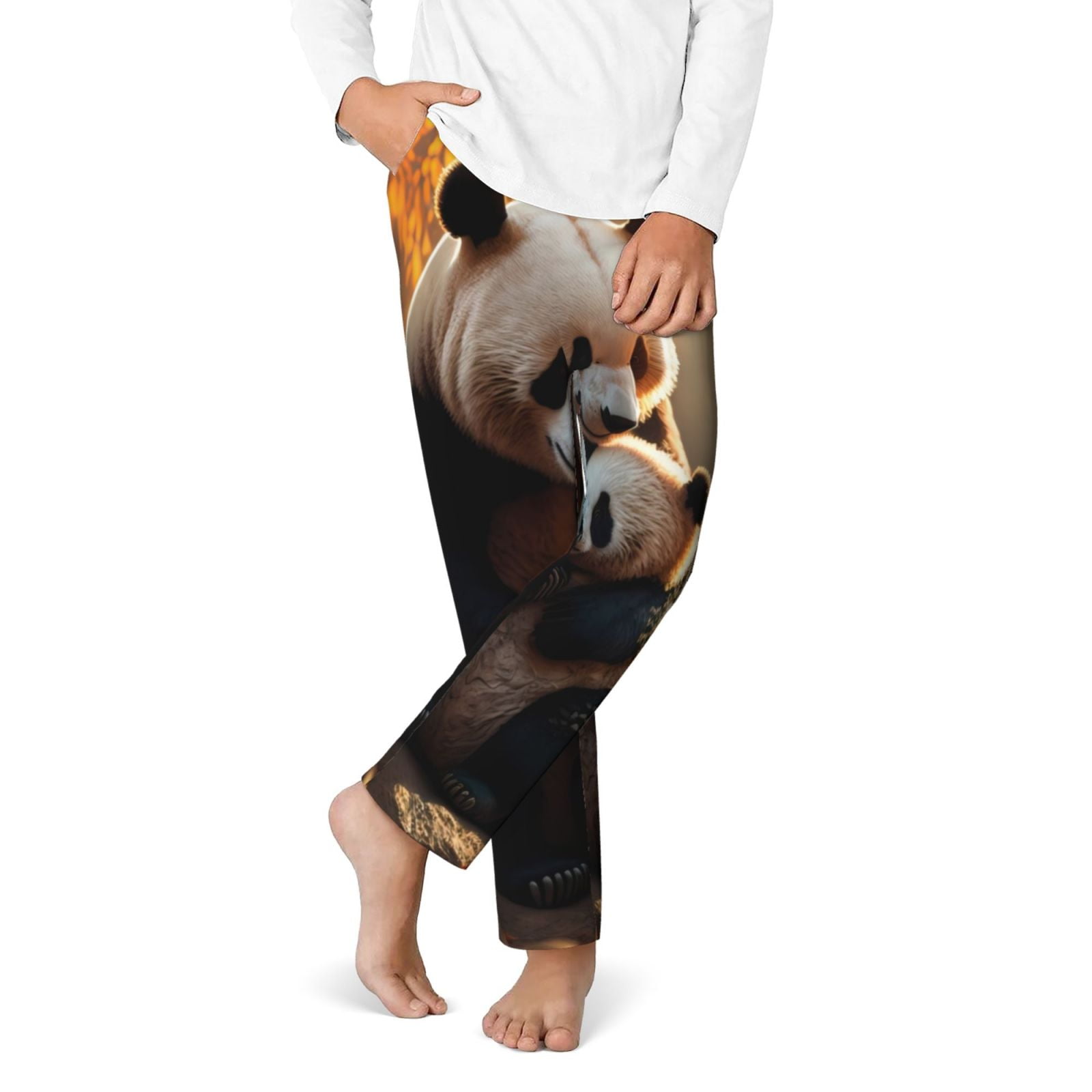 Coaee Maple Forest Panda for Teen lounge pants Comfortable Lounge Long ...