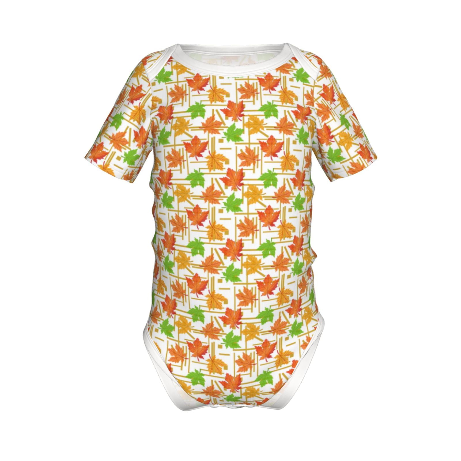 Coaee Maple Leaves1 for Soft Baby Short-Sleeve Bodysuit Baby Climbing ...