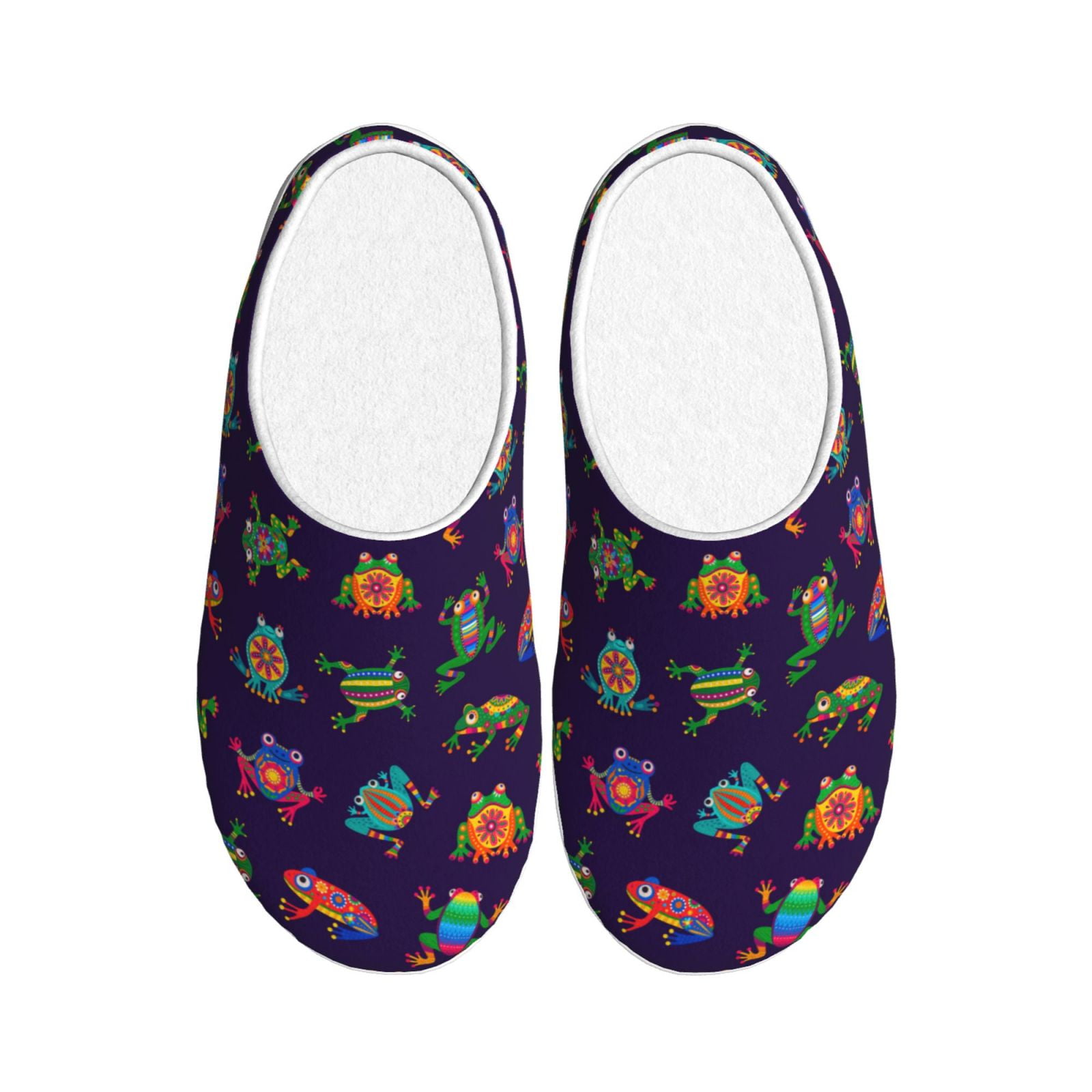 Coaee Mexican Frogs for Mens Slippers Indoor Slip On Shoes Slippers for ...