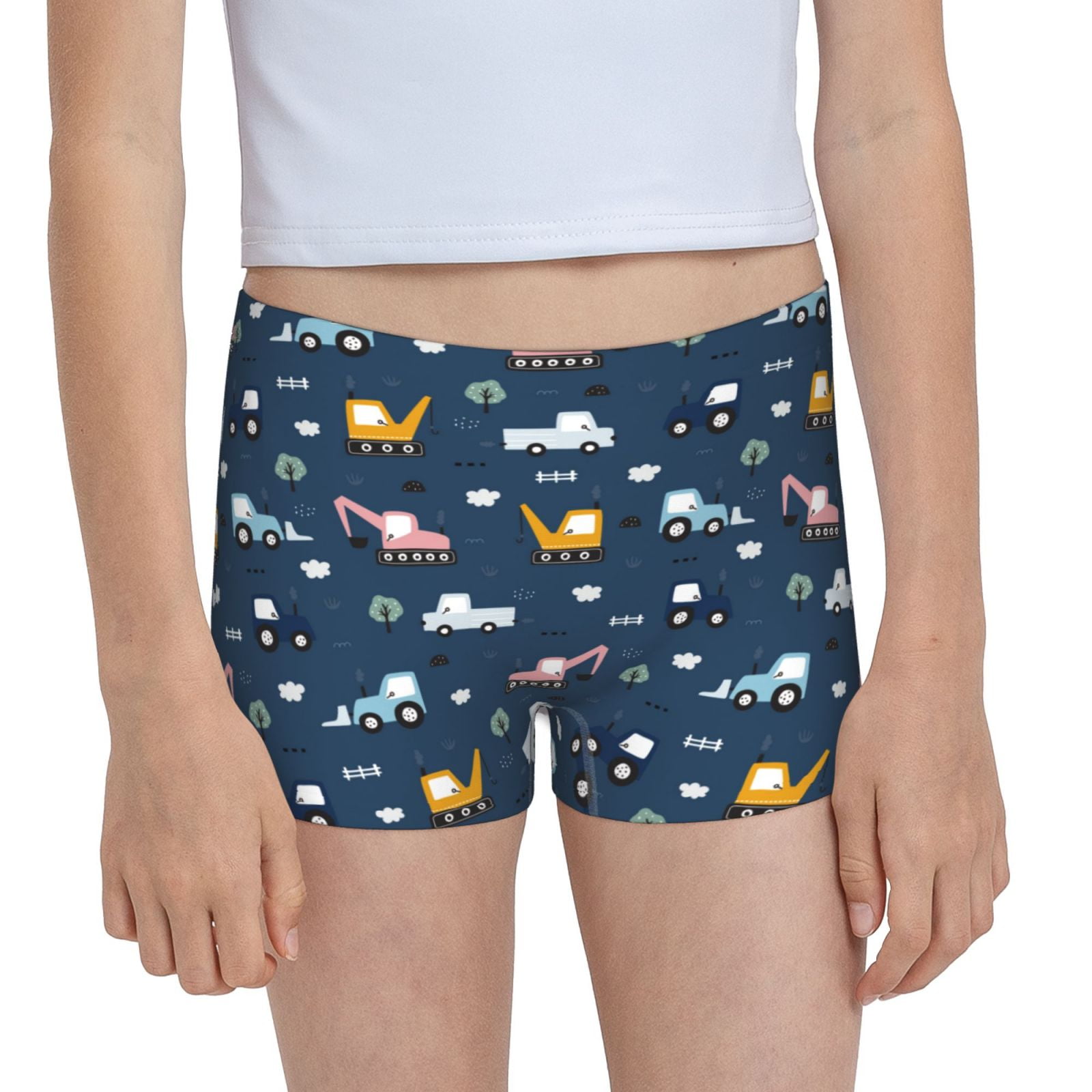 Coaee Modern Modern Excavator for Girl's Cotton Boxer Briefs Soft and ...