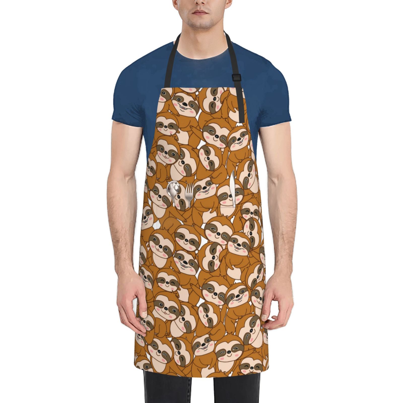 Coaee Monkey Sloth for Waterproof Apron for Unisex Adult with ...