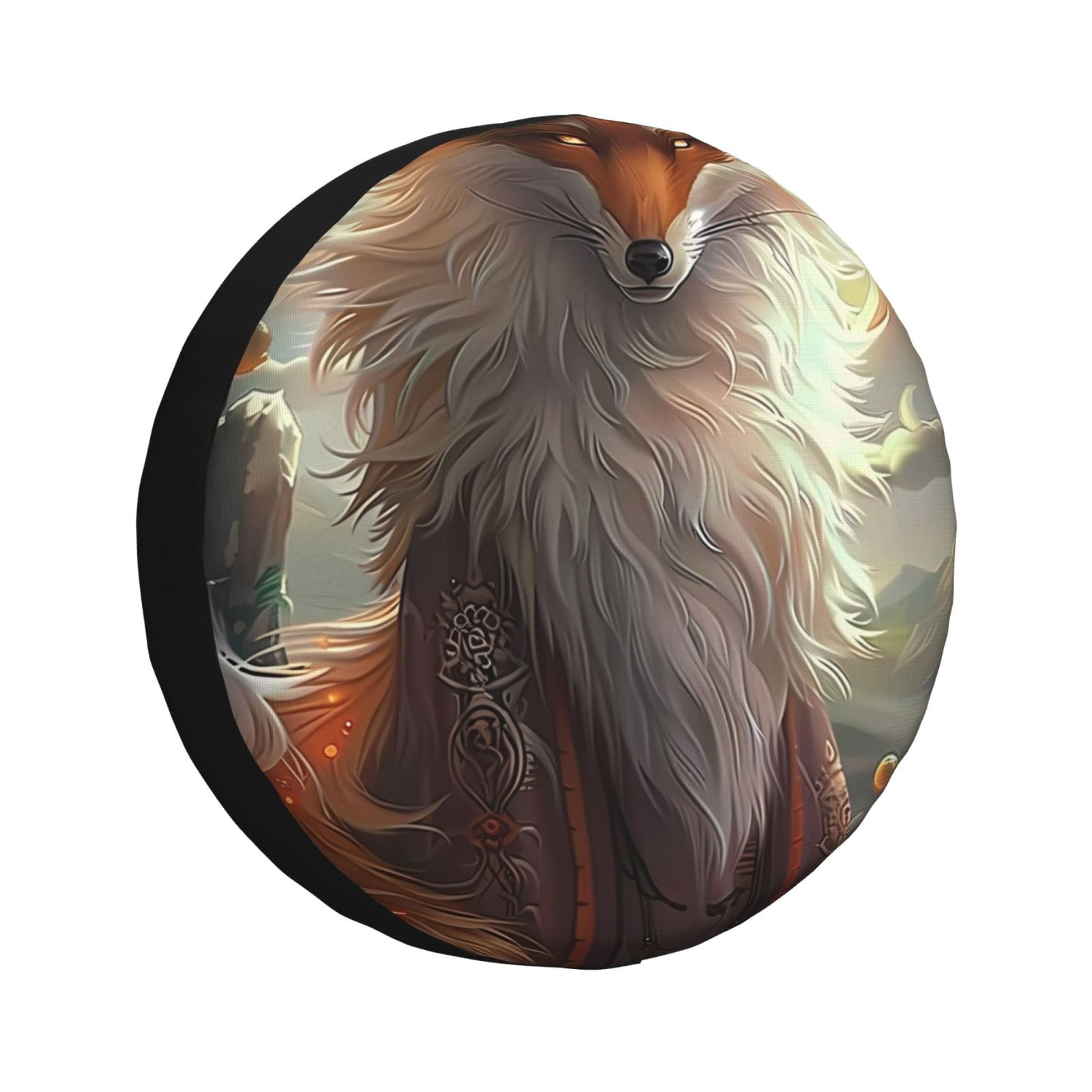 Coaee Mystic Fox With Halo for Tire Cover,Car Tire Tust Cover,Wheel ...
