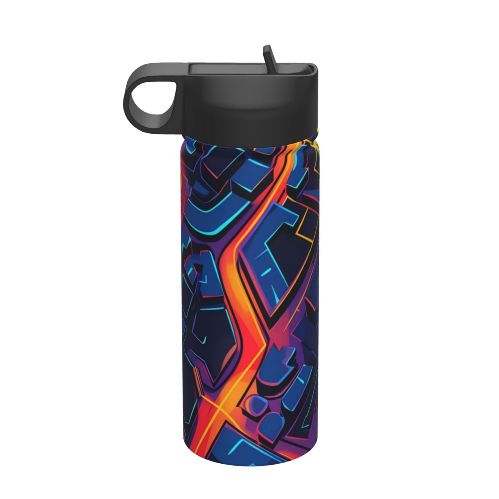 Coaee Neon City Map for 18oz Insulated Kettle With Straw Insulated ...