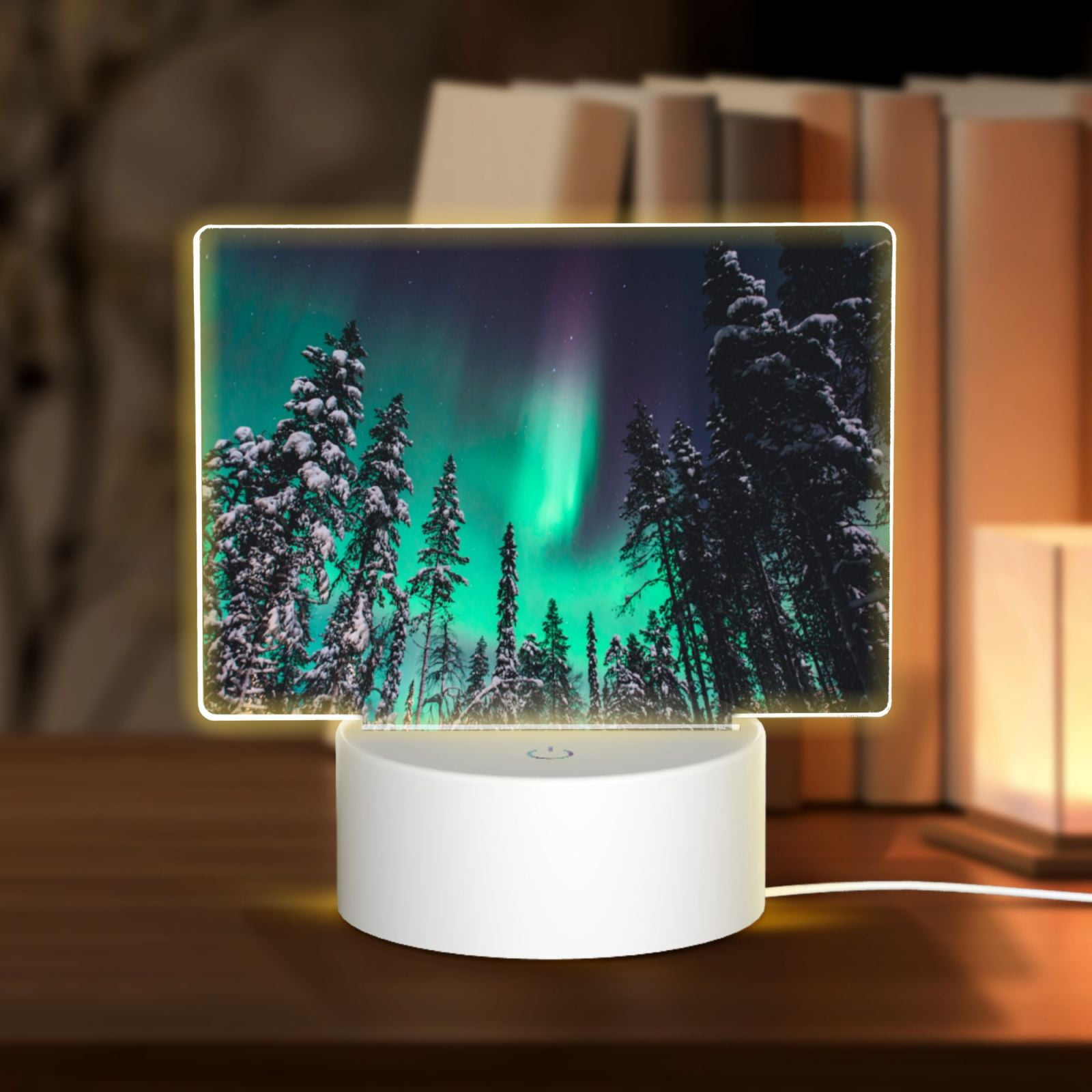 Coaee Northern Lights 2 for Rectangular Acrylic LED Desk Lamp 3 Color ...