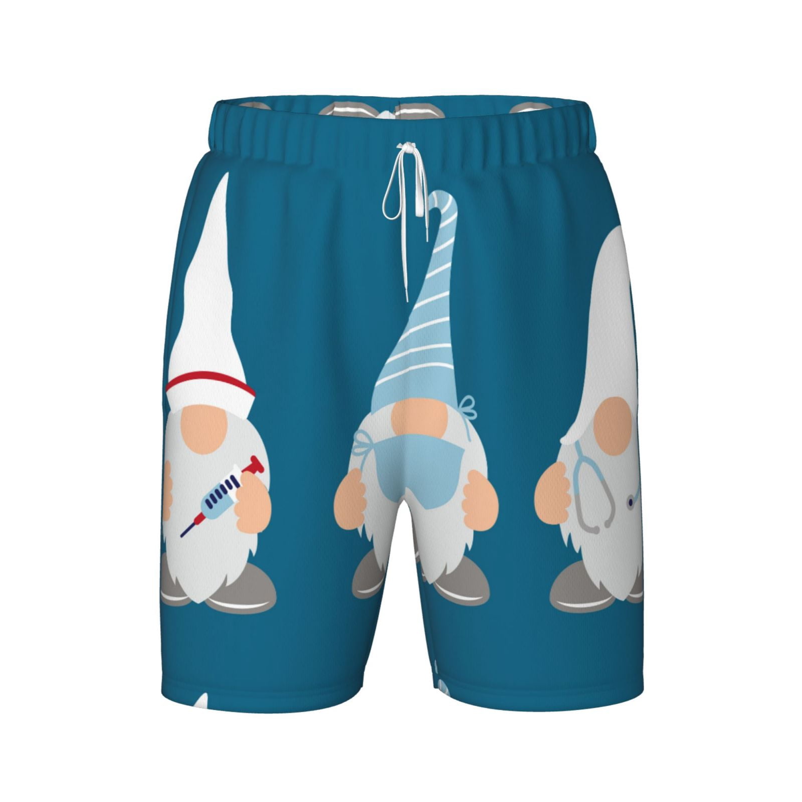 Coaee Nurse Doctor Gnomes for Boys Swim Trunks Compression Liner Swim ...