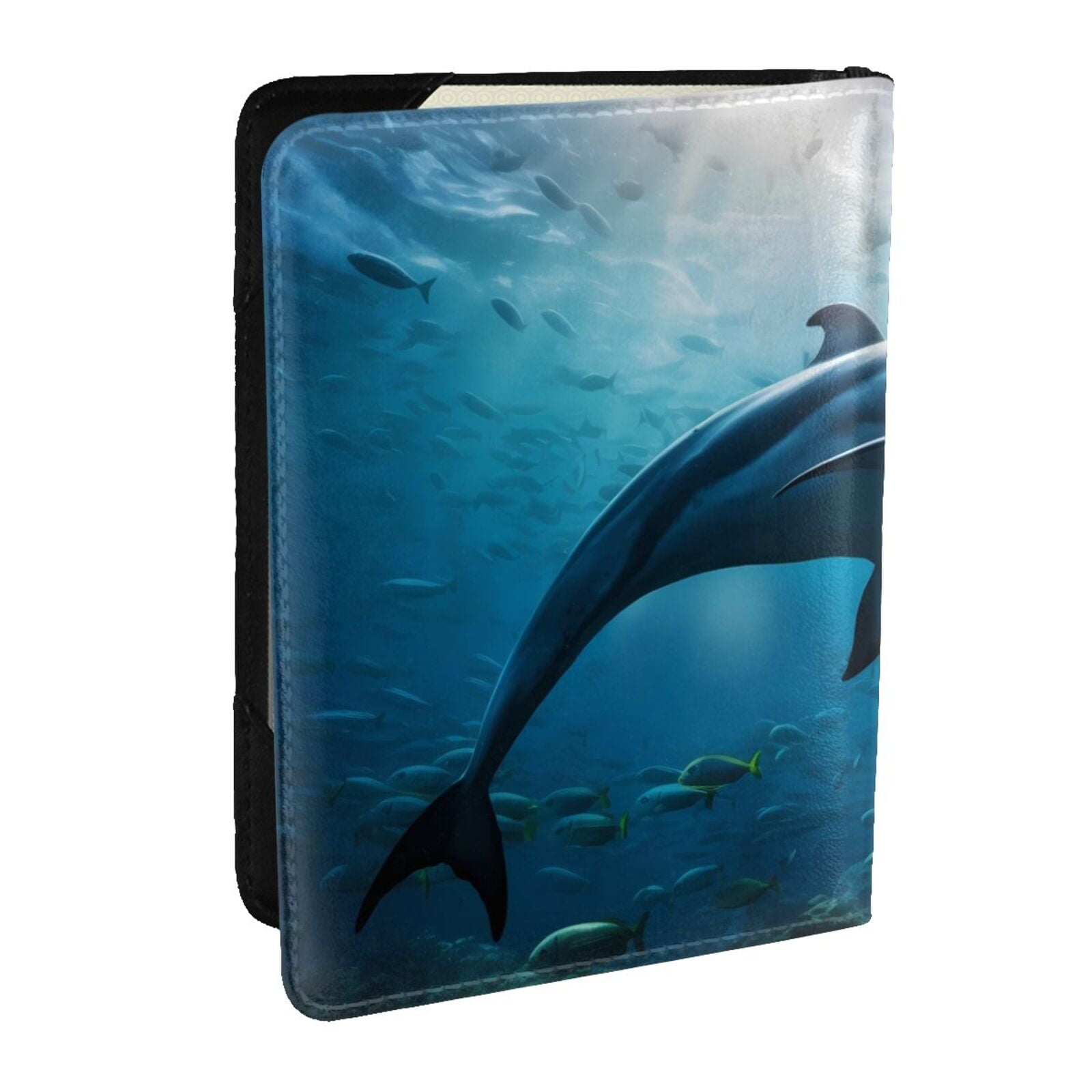 Coaee Ocean Dolphin Fish School for Premium 4.5 x 6.5 Inch Passport ...