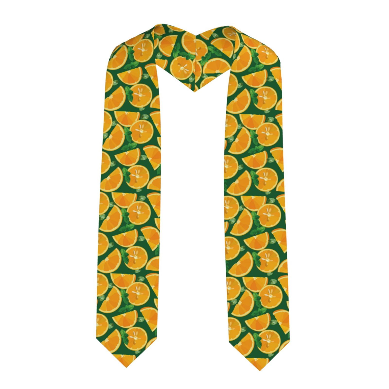 Coaee Orange Graduation Stole, Unisex, 72" Long Graduation Stole ...