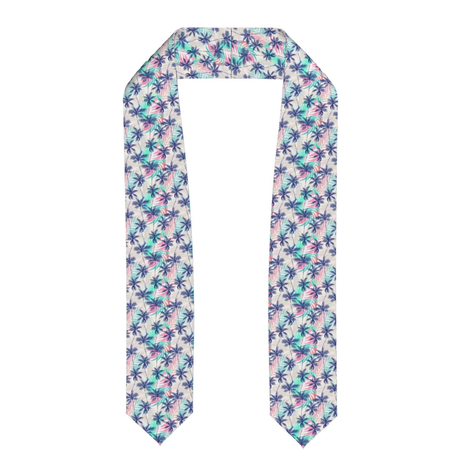 Coaee Palm Leaves Graduation Stole, Unisex, 72" Long Graduation Stole ...