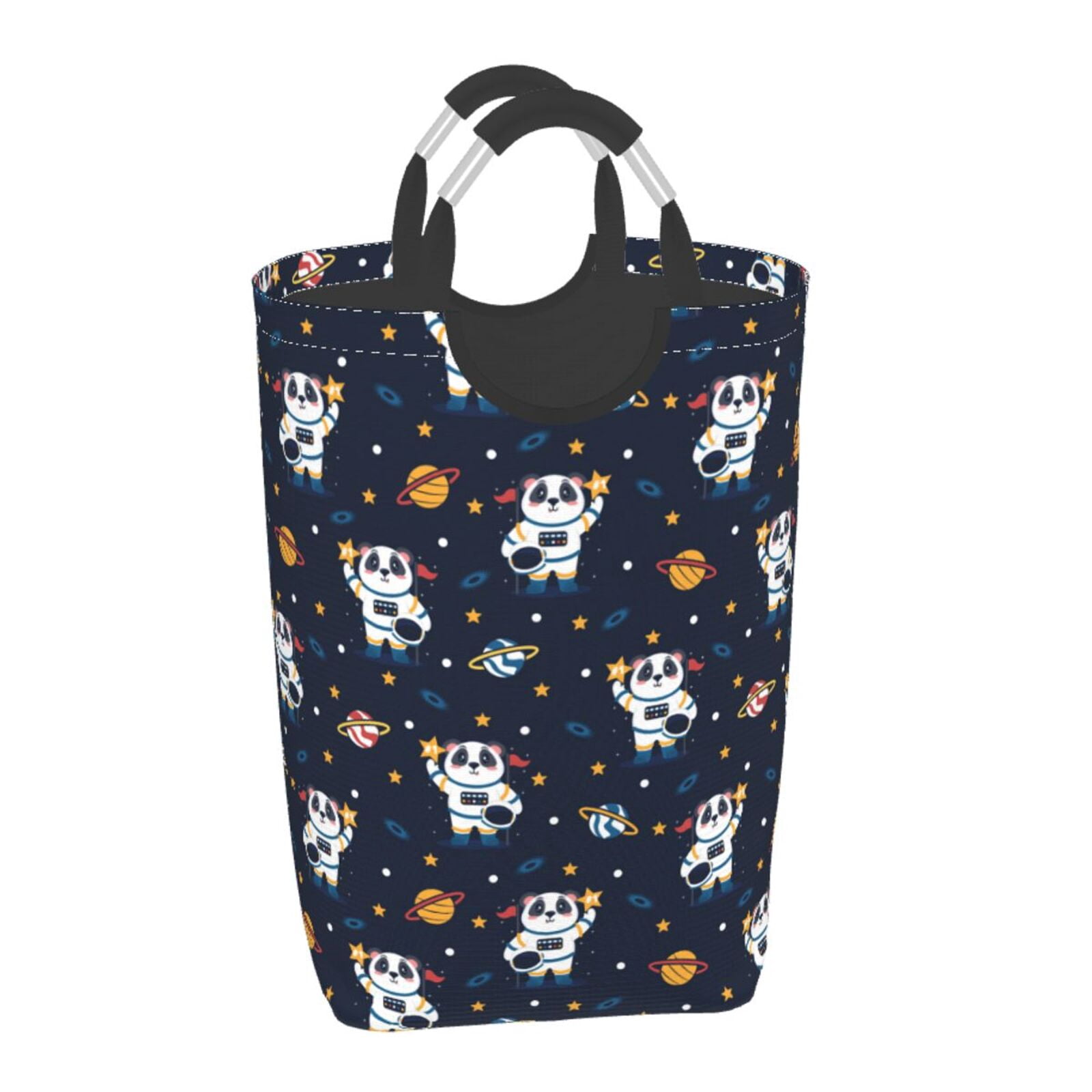 Coaee Panda Astronaut for 50L Laundry Baskets with Handles, Collapsible ...