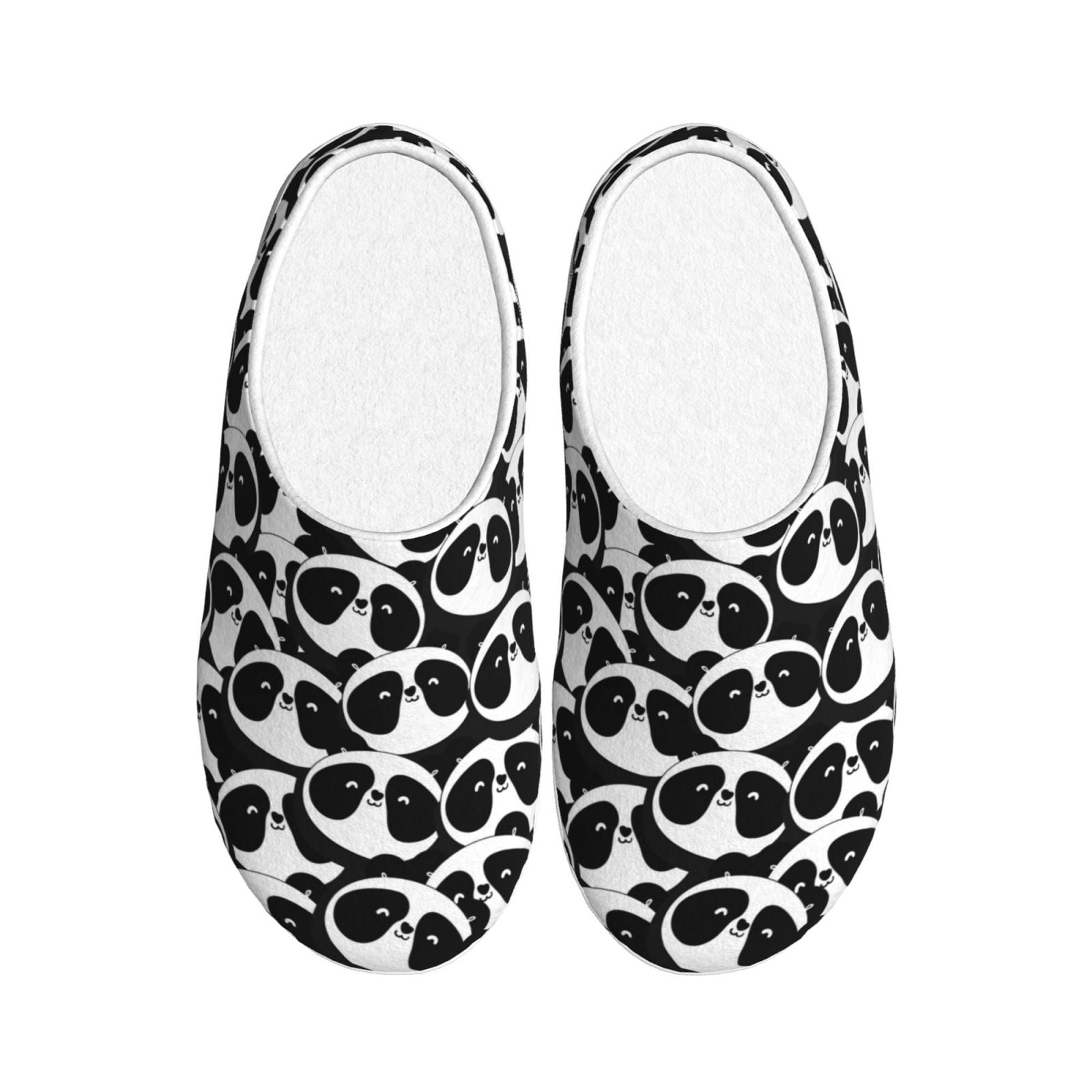 Coaee Panda1 for Mens Slippers Indoor Slip On Shoes Slippers for Women ...