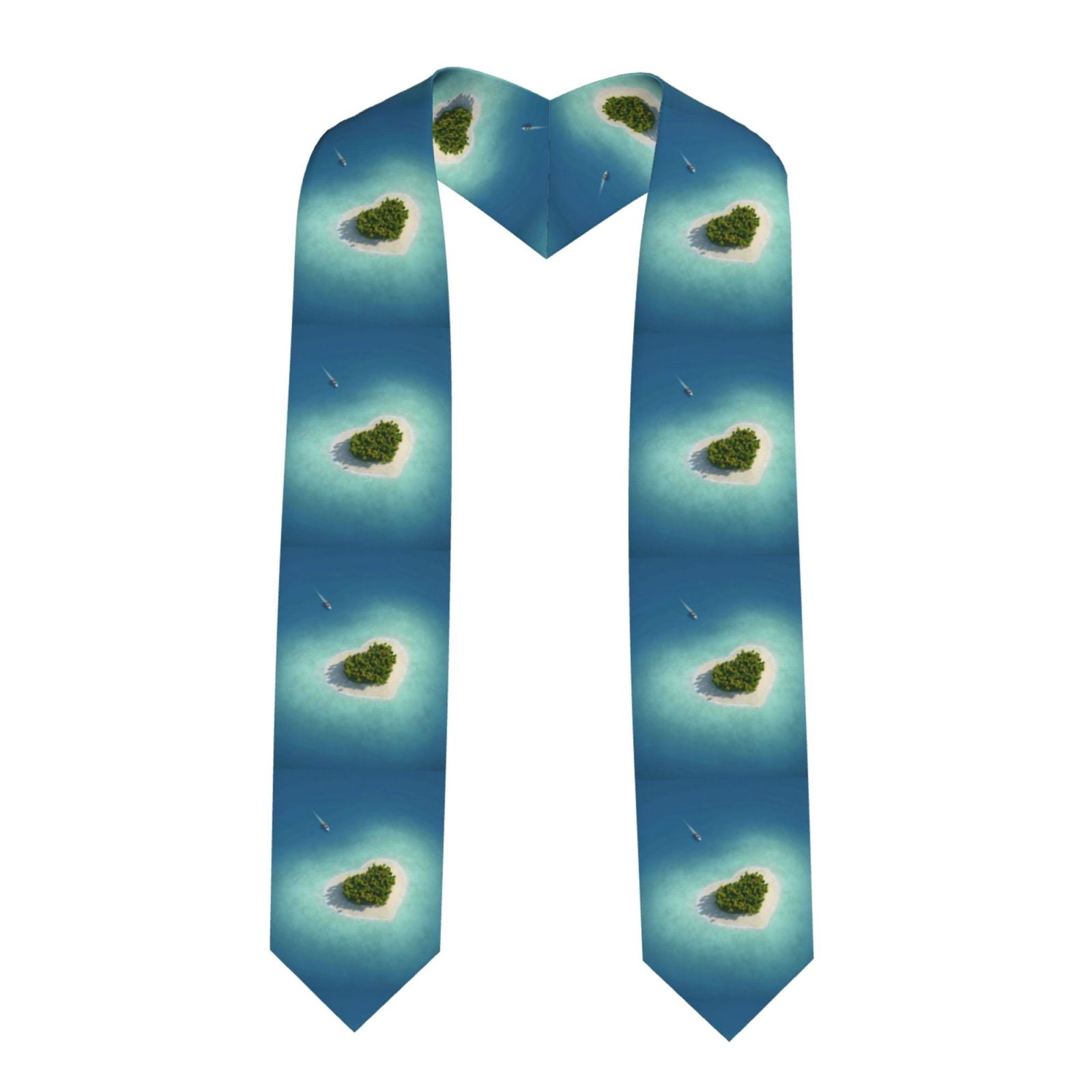 Coaee Paradise Island Graduation Stole, Unisex, 72" Long Graduation ...