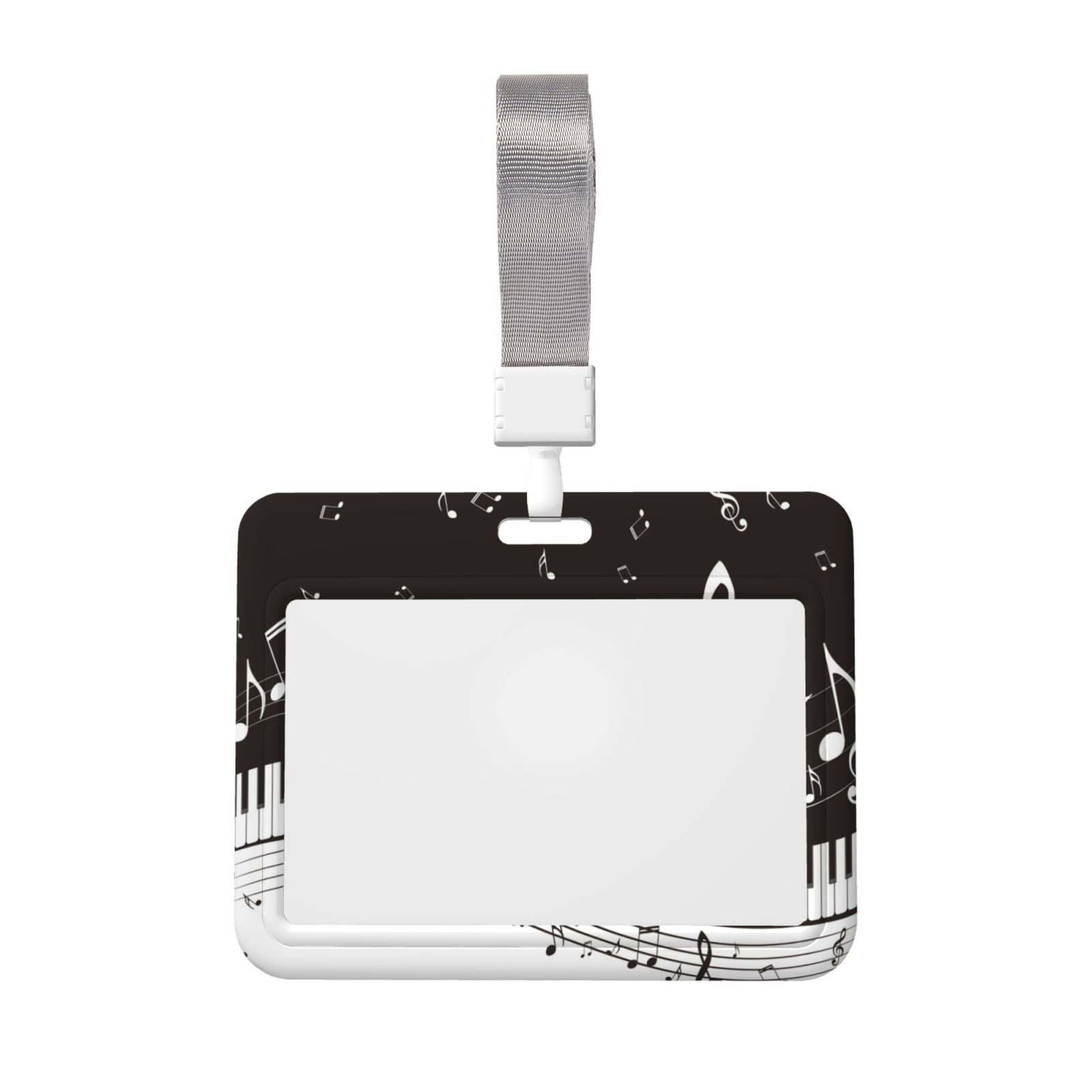 Coaee Piano Keys With Musical Notes for Card Badge Holder Soft ...