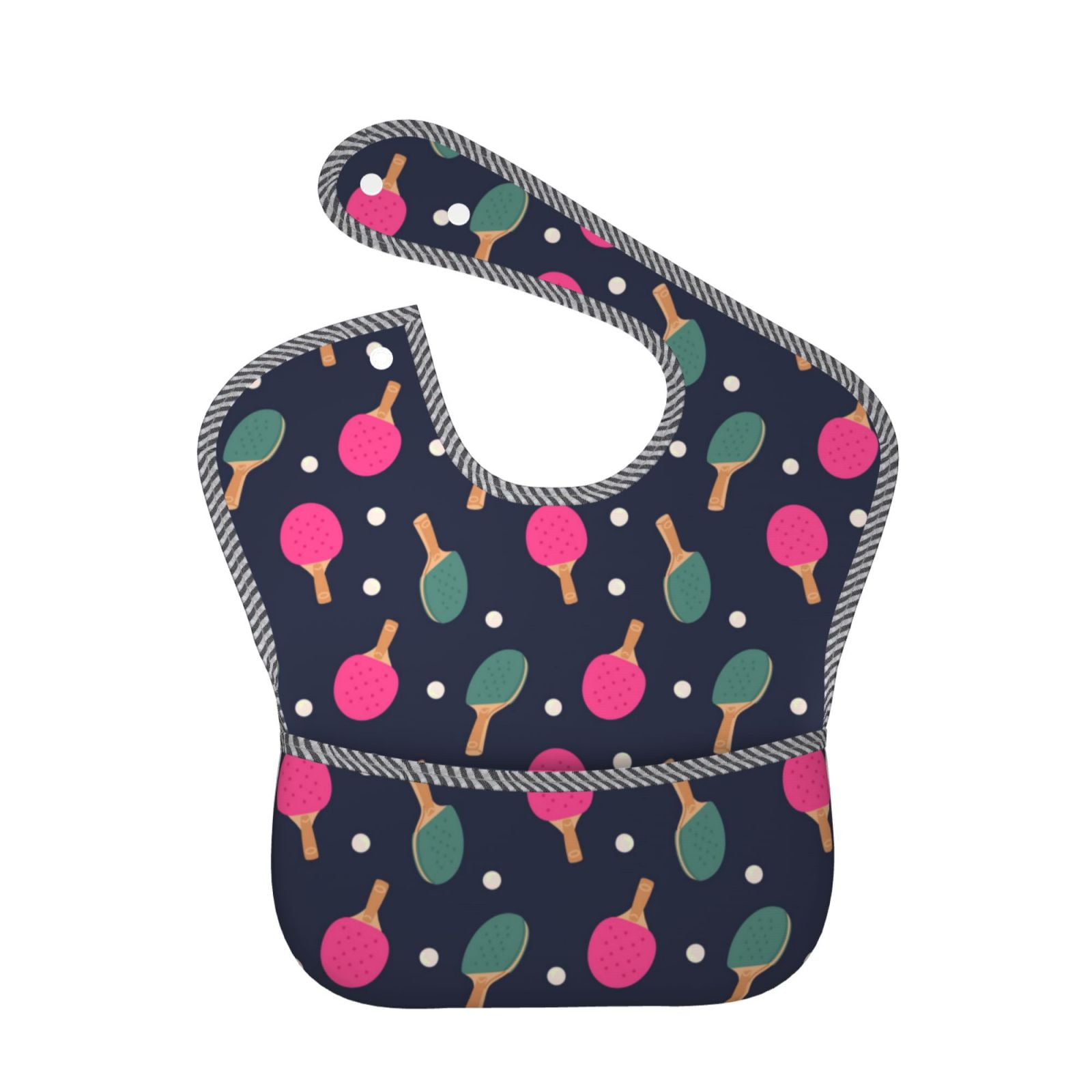 Coaee Ping Pong Rackets And Balls for Proof Baby Bib with Food Catcher ...