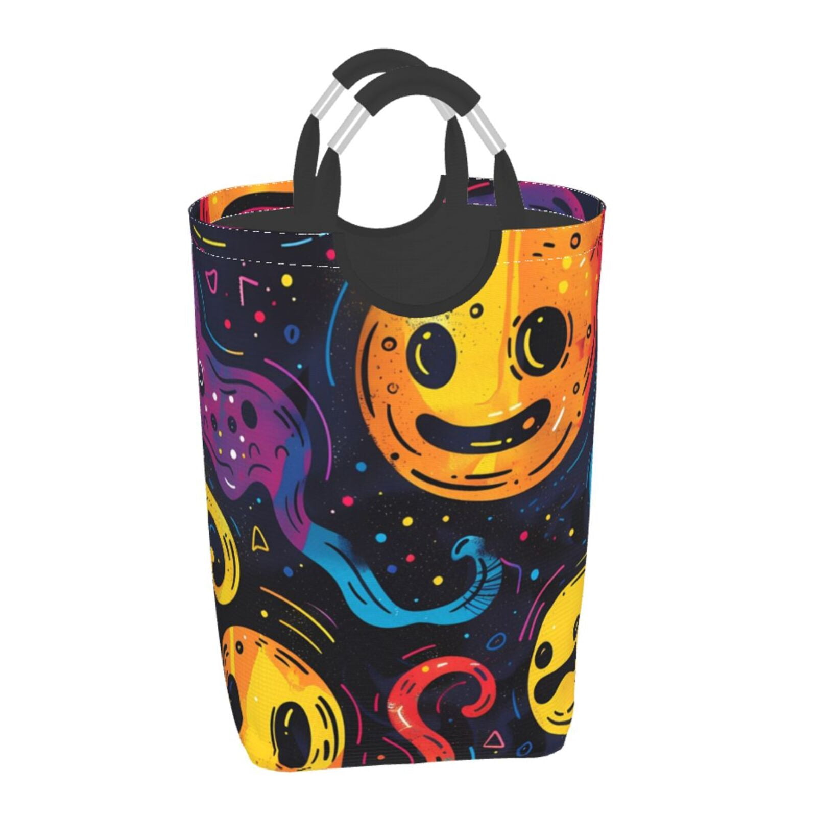 Coaee Playful Ghosts Night Sky for 50L Laundry Baskets with Handles ...