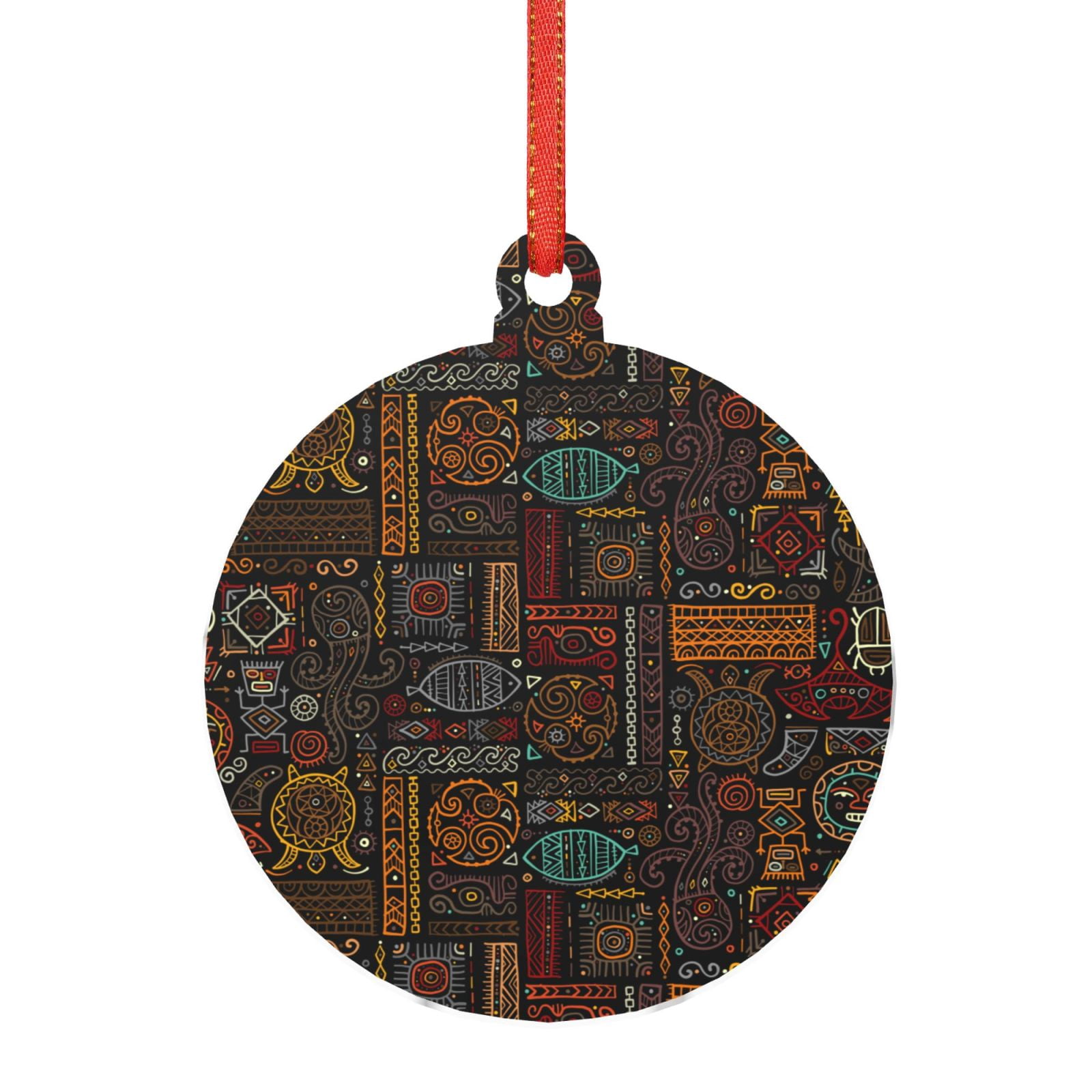 Coaee Polynesian Turtles for Acrylic Ornament Funny Santa Claus ...