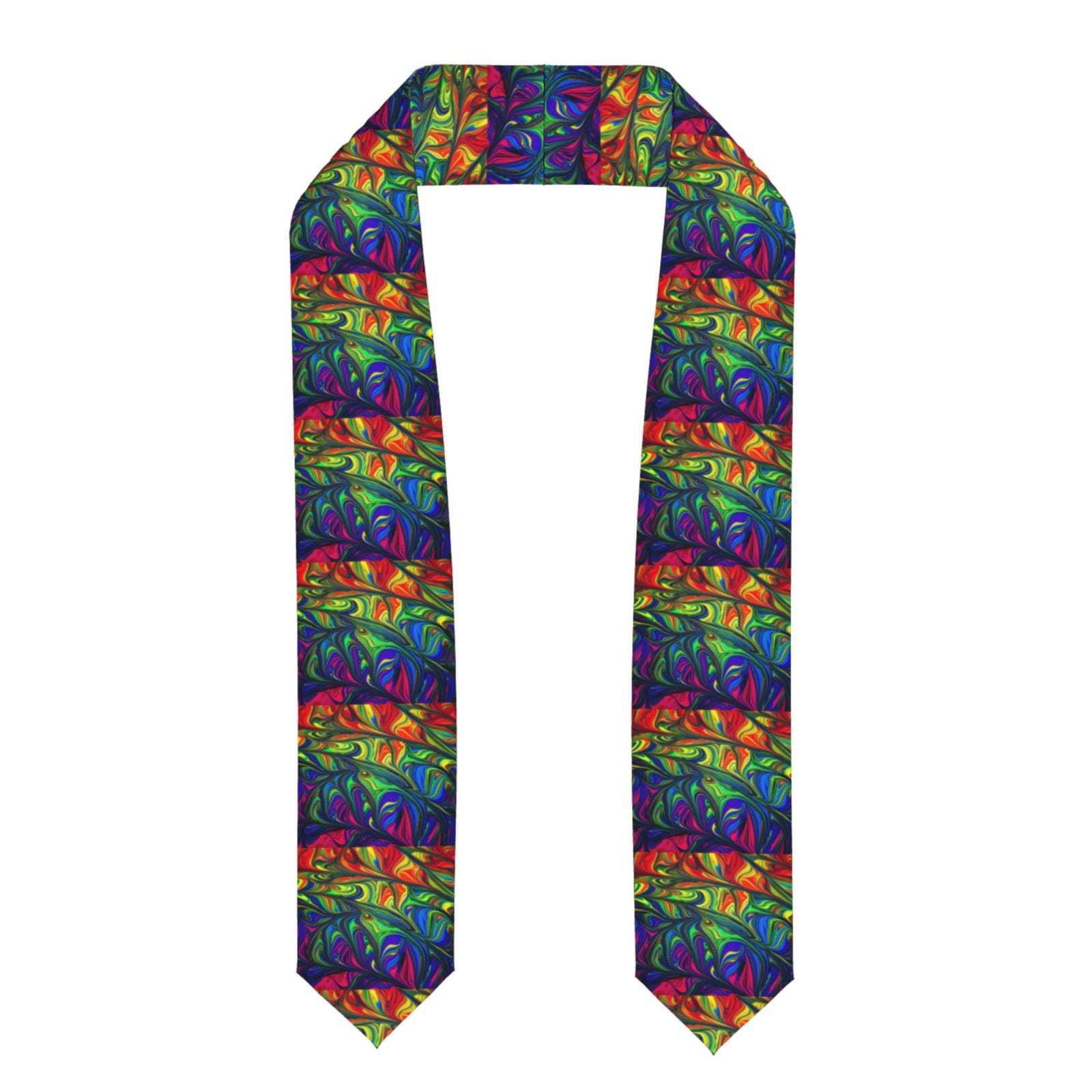 Coaee Pride Rainbow Graduation Stole, Unisex, 72" Long Graduation Stole ...